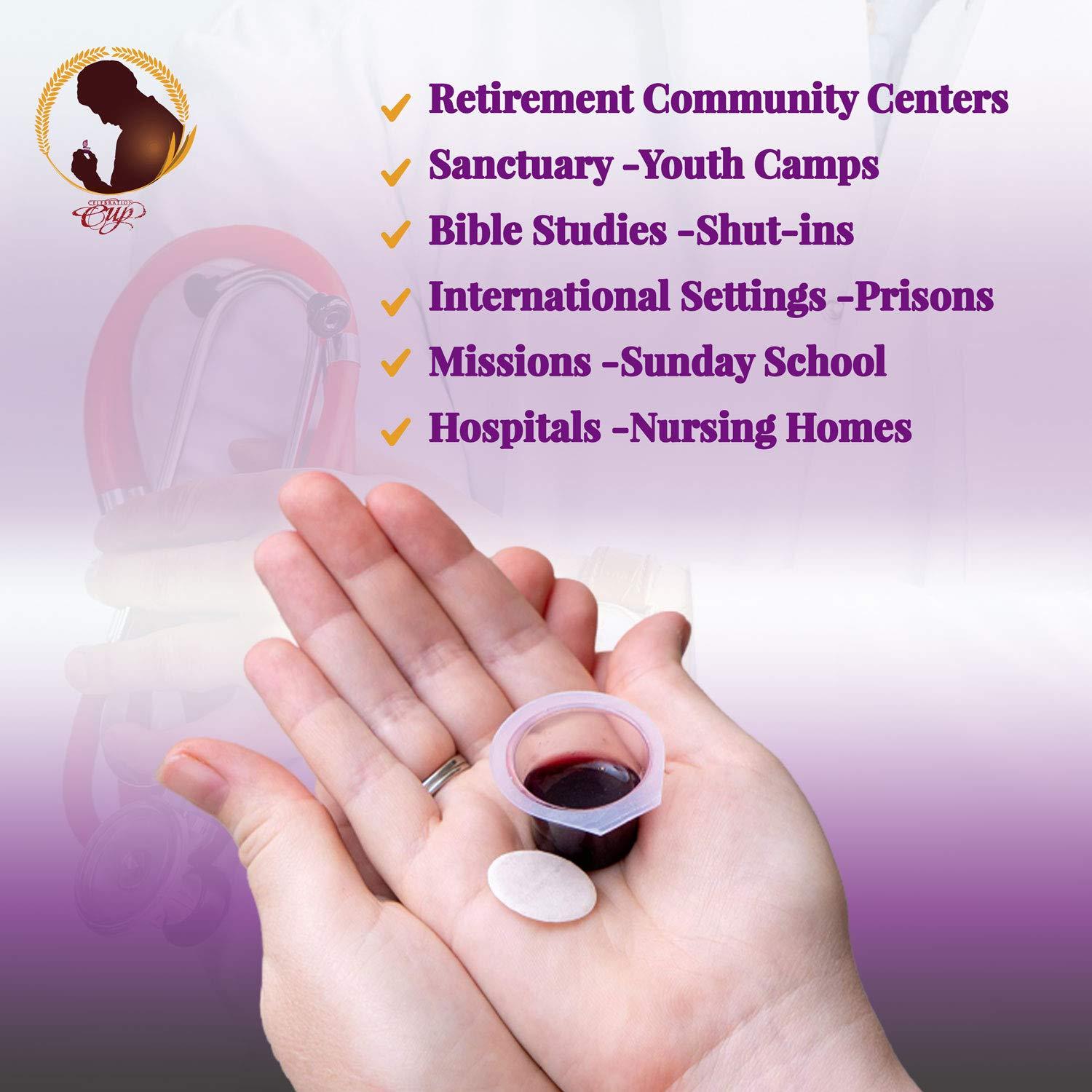 Prefilled Communion Cups & Wafer Set - Celebration Cup (Pack of 100 ...