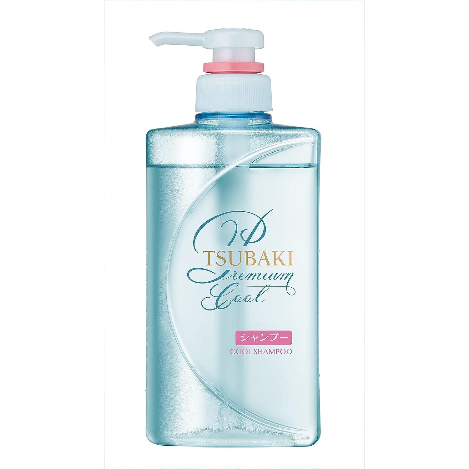 TSUBAKI Premium Cool Shampoo & Conditioner Pair Set 490ml (Limited ...