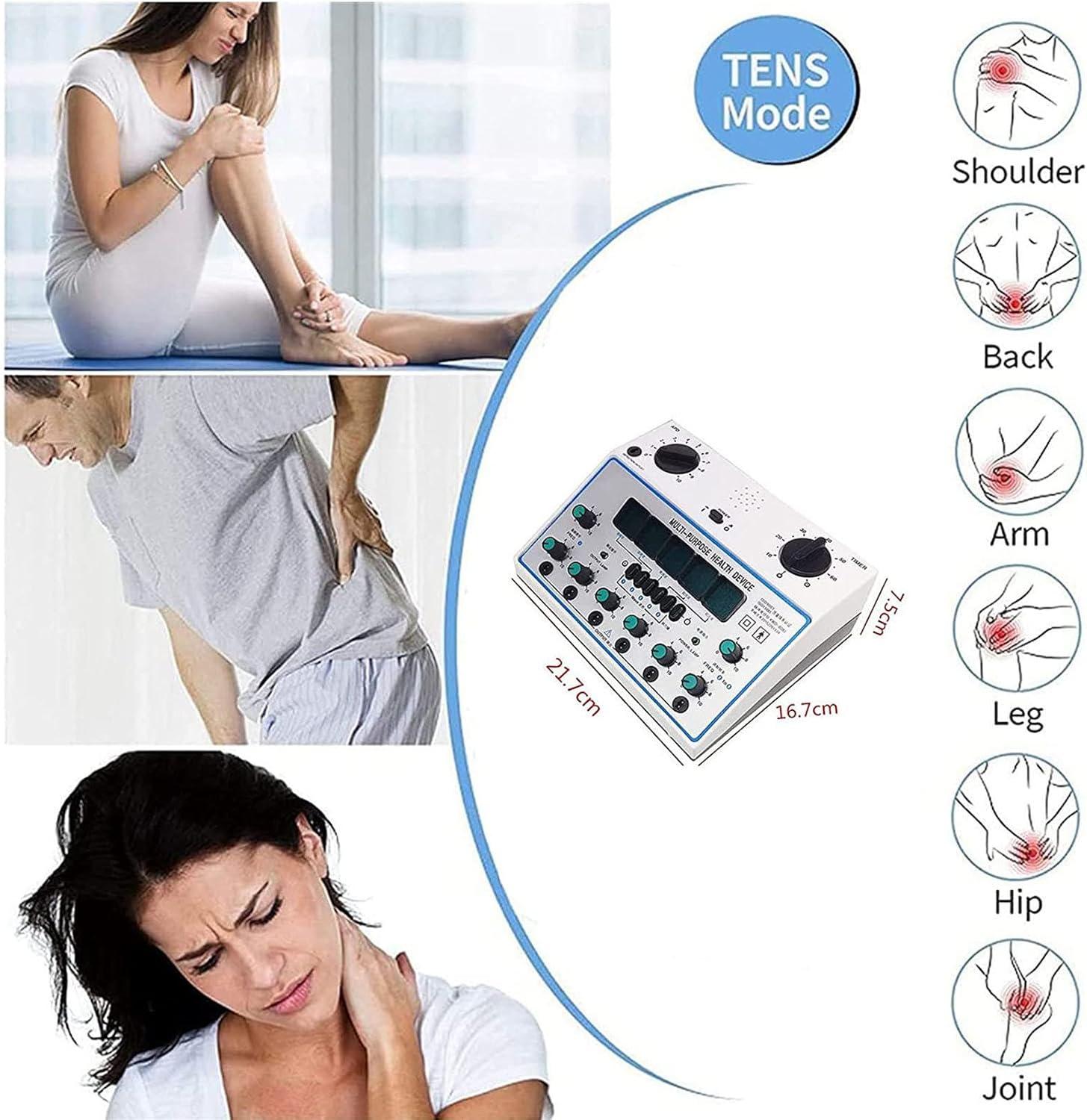MTTXY Electrical Acupuncture Stimulator Massage Device - 6 Outputs 5 ...
