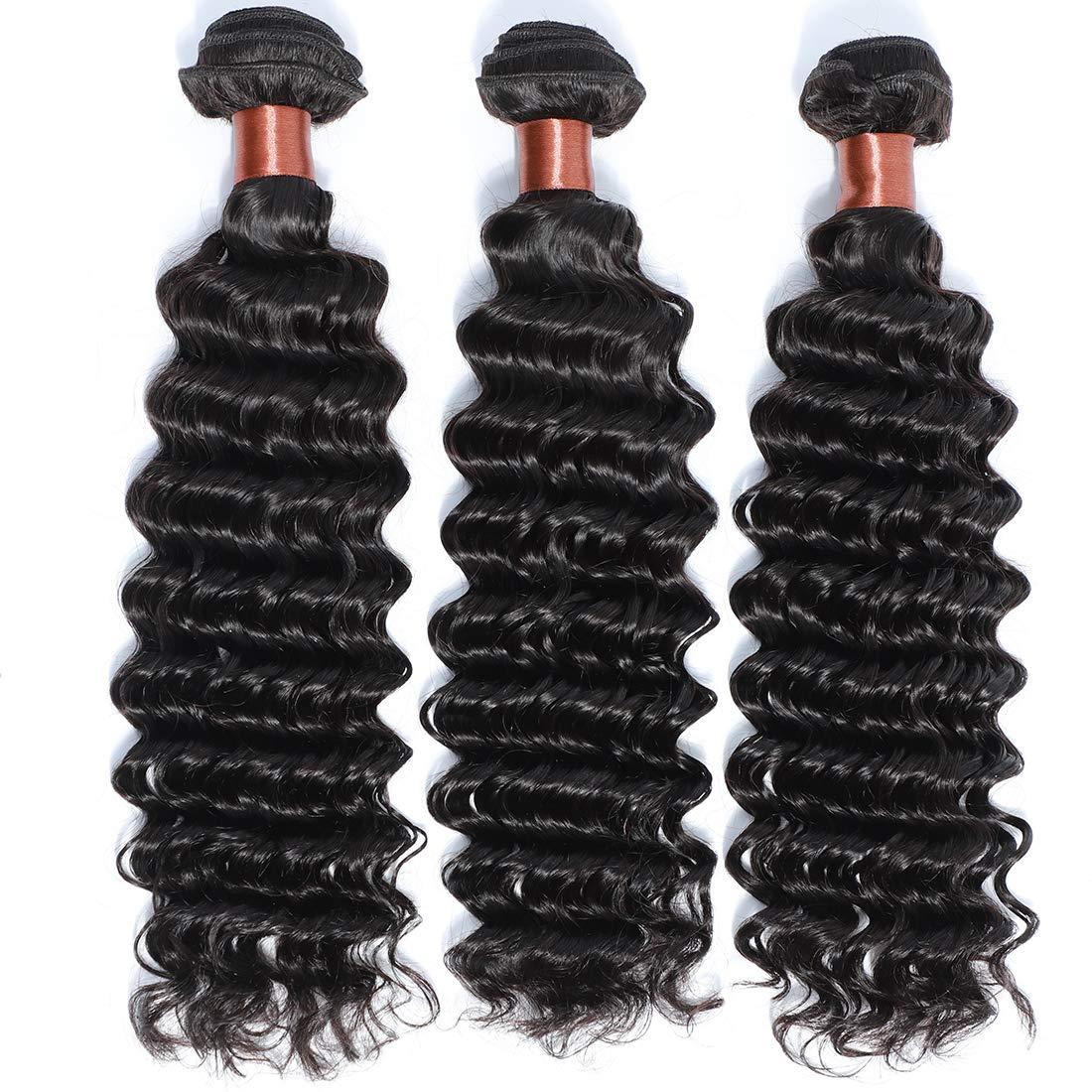 Angie Queen 20 Inch Brazilian Virgin Deep Wave Hair Extension - Natural ...