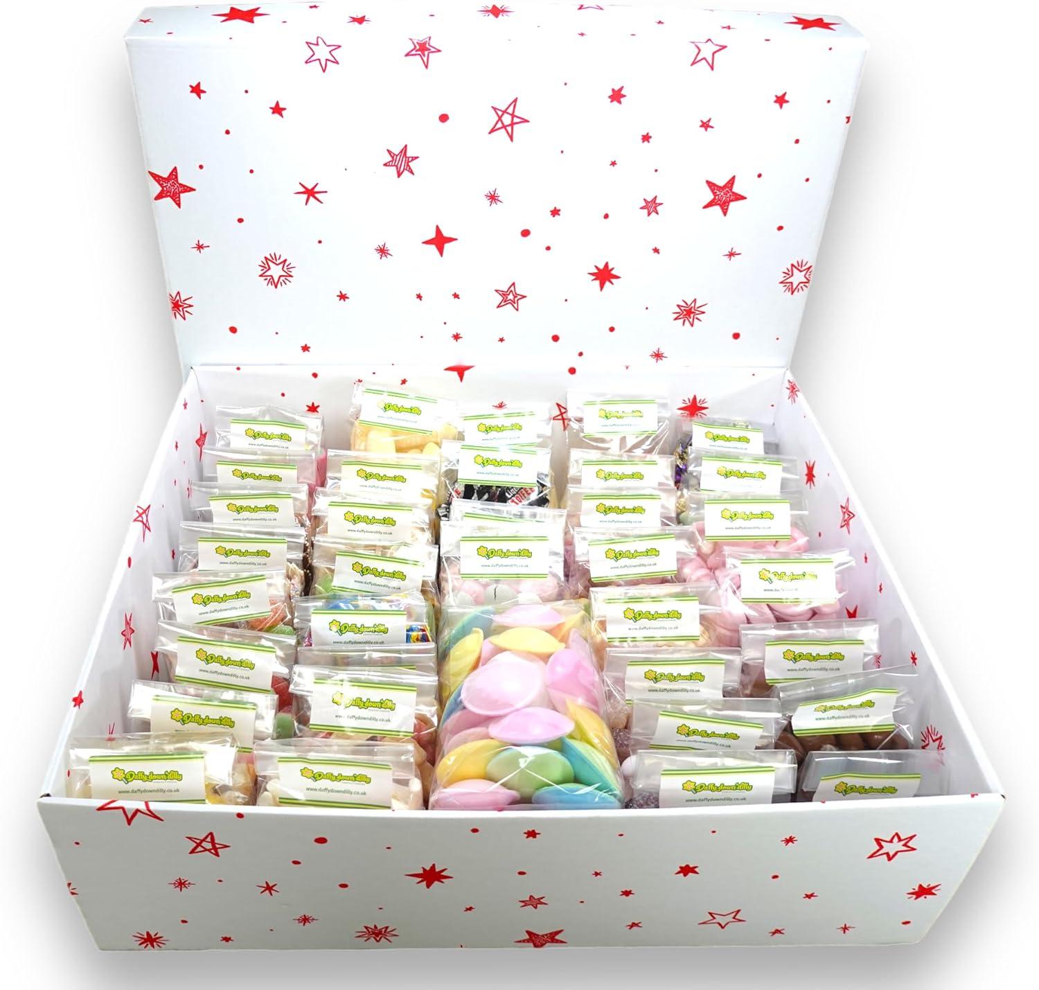 Retro Sweet hamper gift box - beautifully presented with a huge range ...