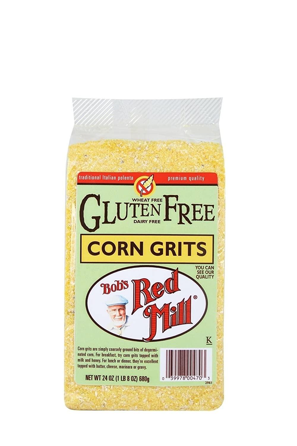 Bob's Red Mill Gluten Free Corn Grits Polenta 24 Oz - Pack of 4 | 6 ...