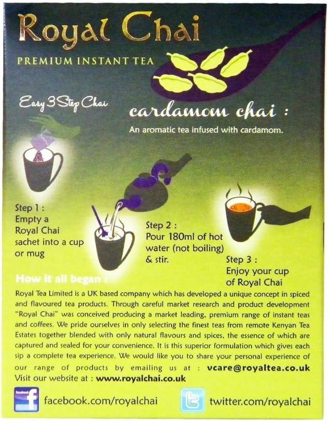 Royal Chai - Premium Instant Tea - Cardamom (sweetened) 220g x 2 | Buy ...