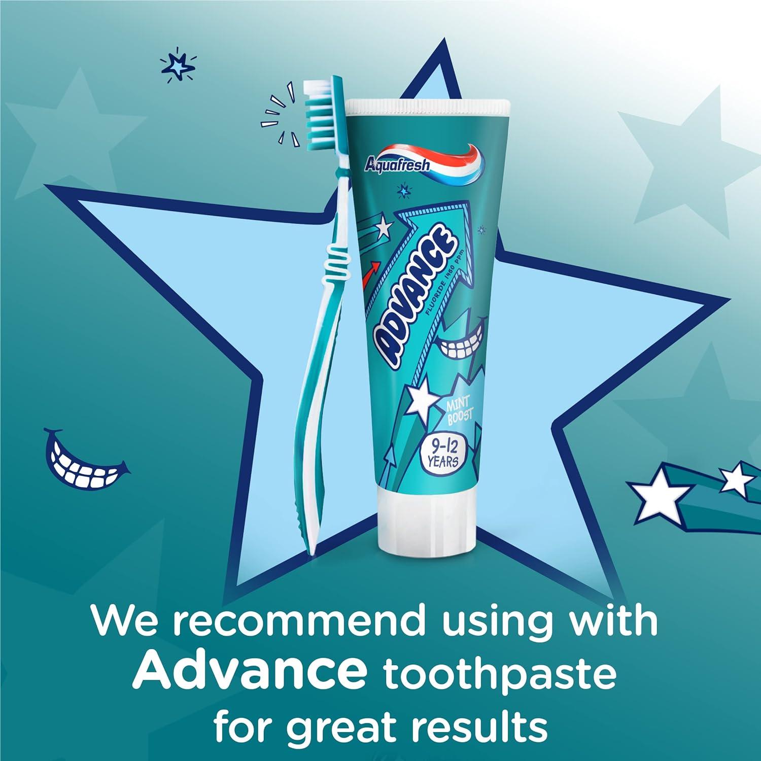 Aquafresh Kids Toothbrush Advance | Soft Bristles | Ages 9-12 | Buy Now ...