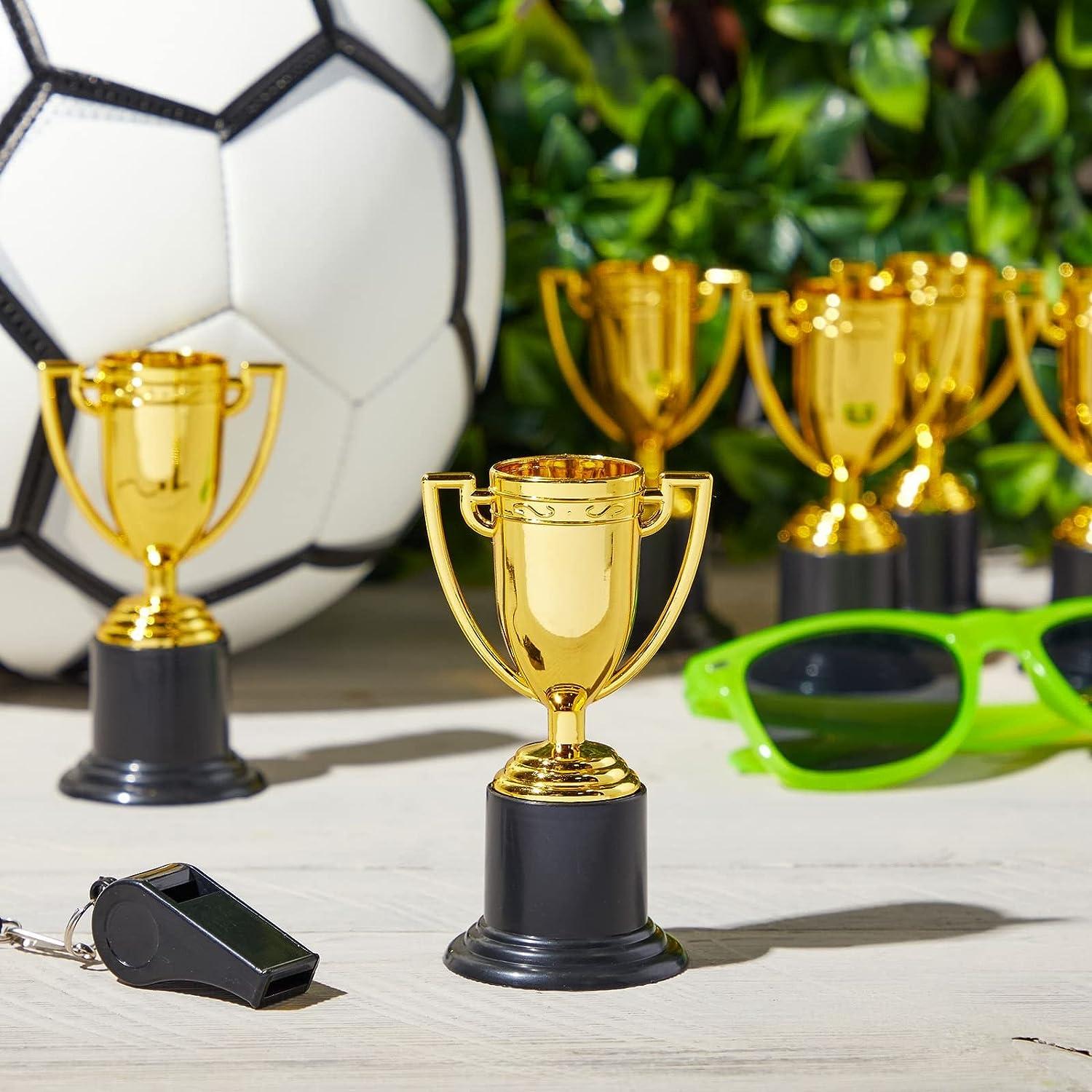 Juvale 24 Pack Mini Gold Participation Trophies - Ideal for Sports ...