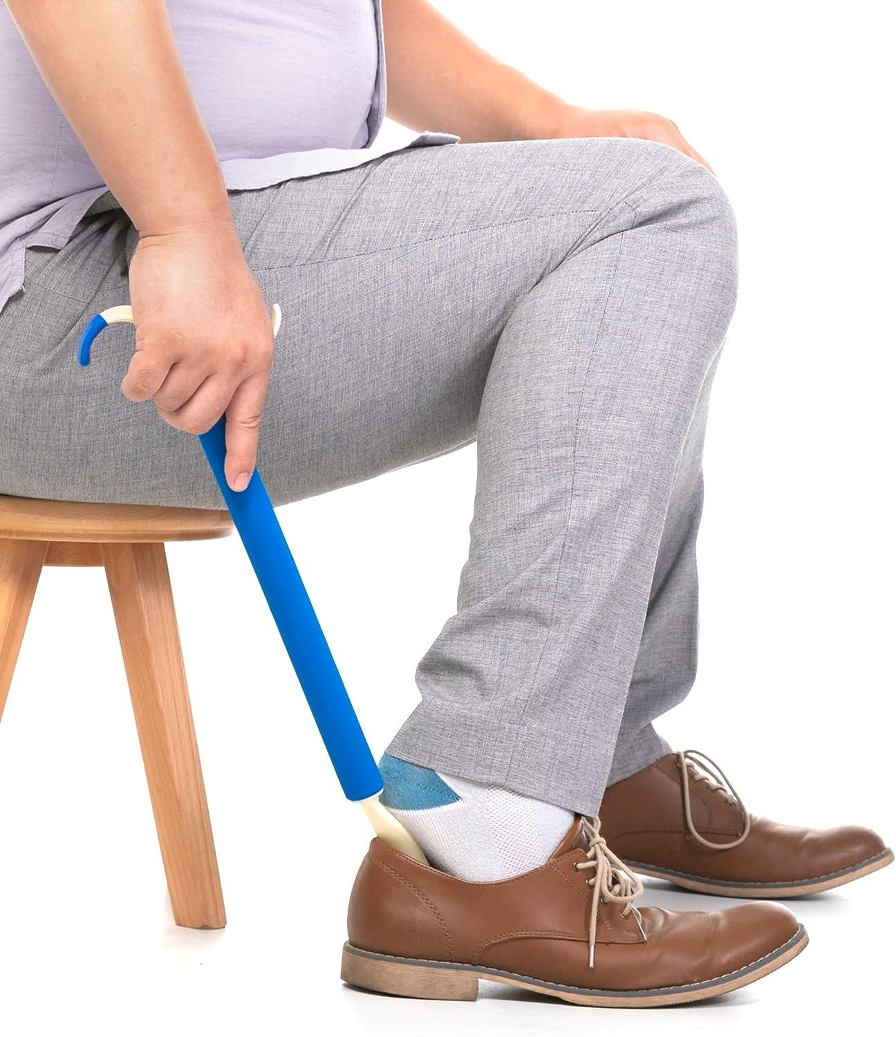 Dressing Stick Aid and Shoe Horn - 2-in-1 Tool for Independent Living ...