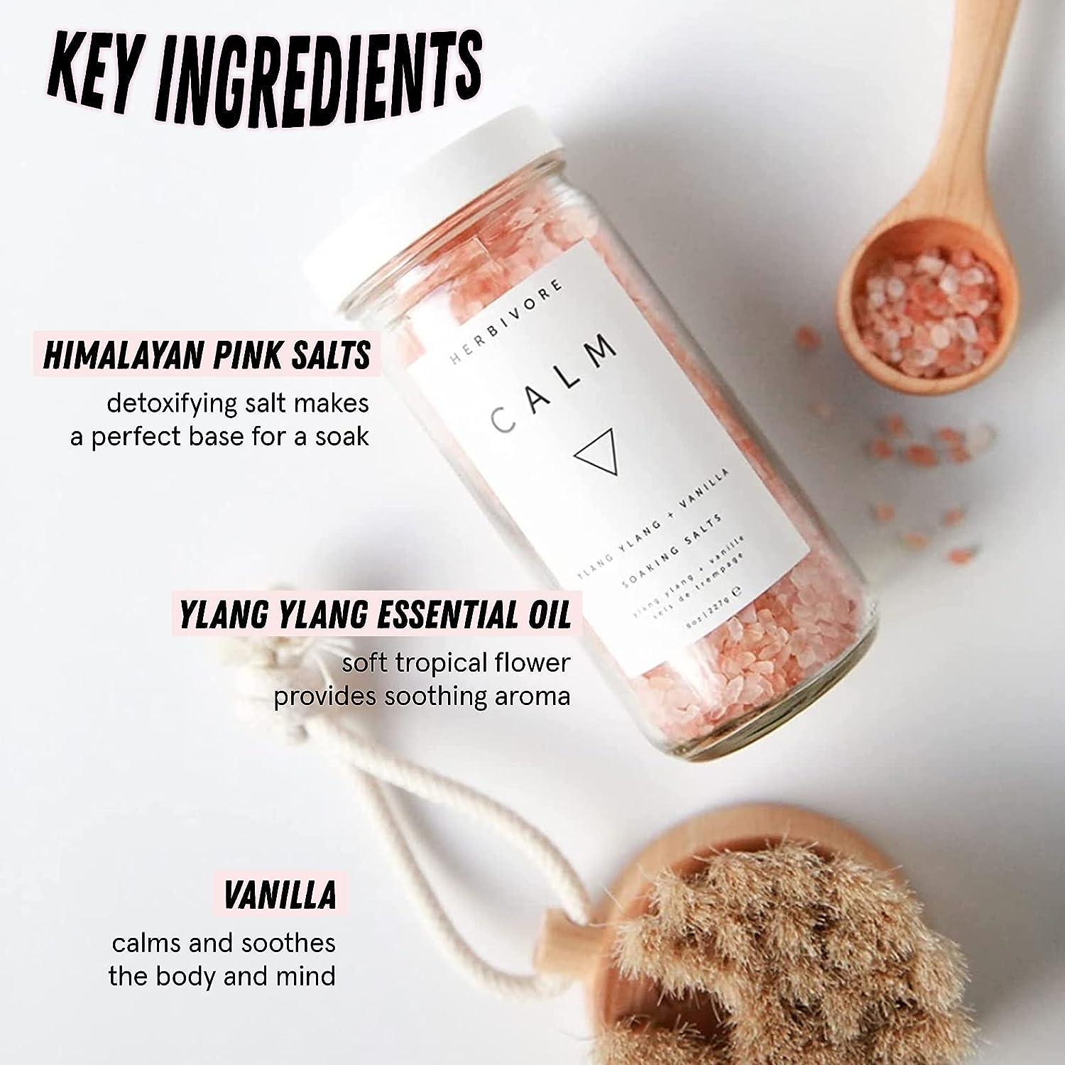 Herbivore Natural Soaking Bath Salts (Calm) - Clean Beauty | Buy Now ...