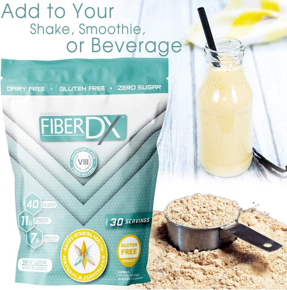FiberDX Unflavored Ultra Fiber - 1.32 lb | BarnDad Innovative Nutrition ...