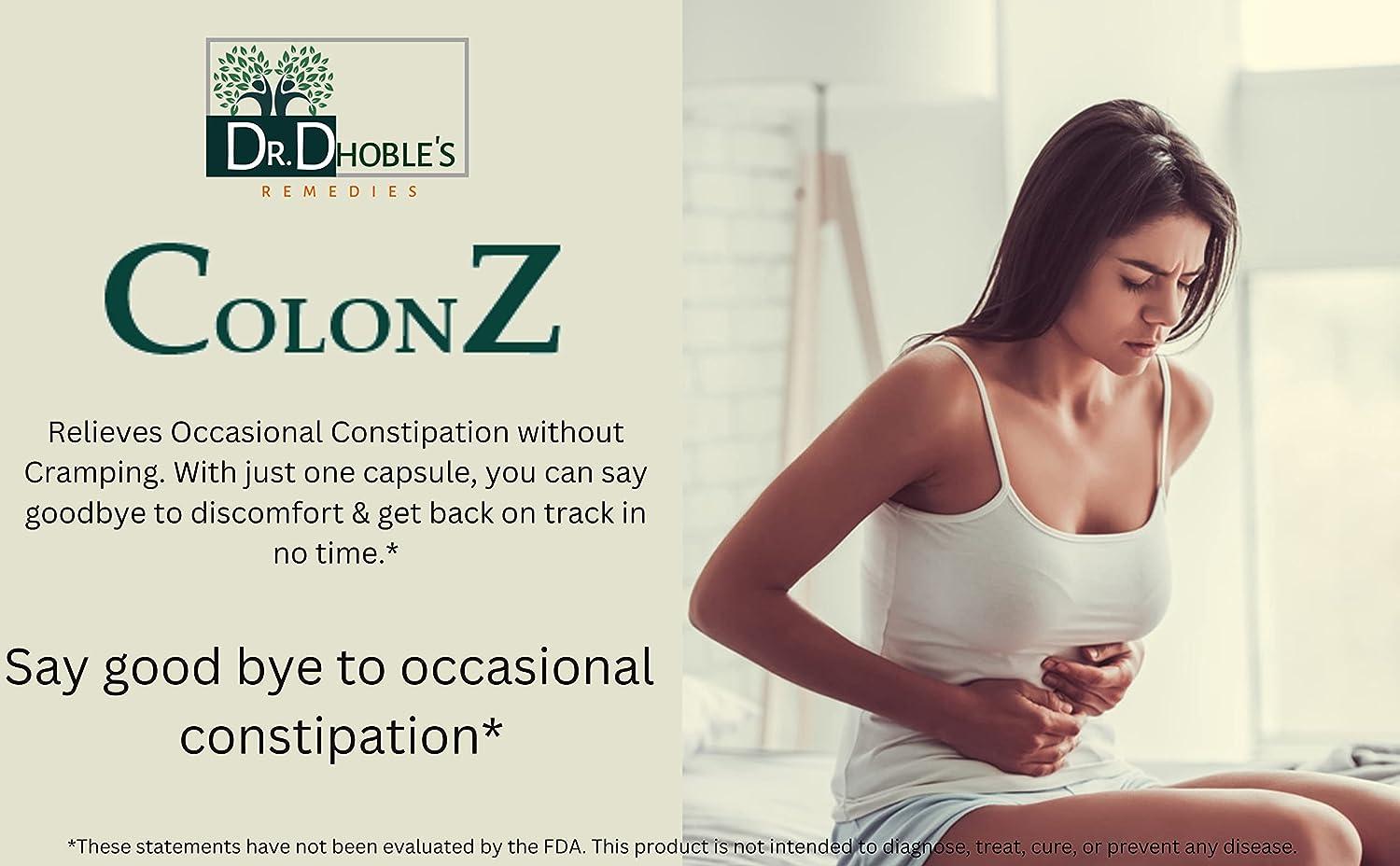 Dr. Dhoble's ColonZ Colon Cleanser & Detox - Relieve Occasional ...
