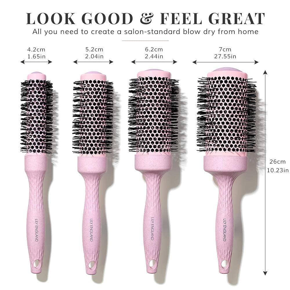 Luxury Round Brush Set for Women - Blowout Hair Brushes - Eco Gift by ...