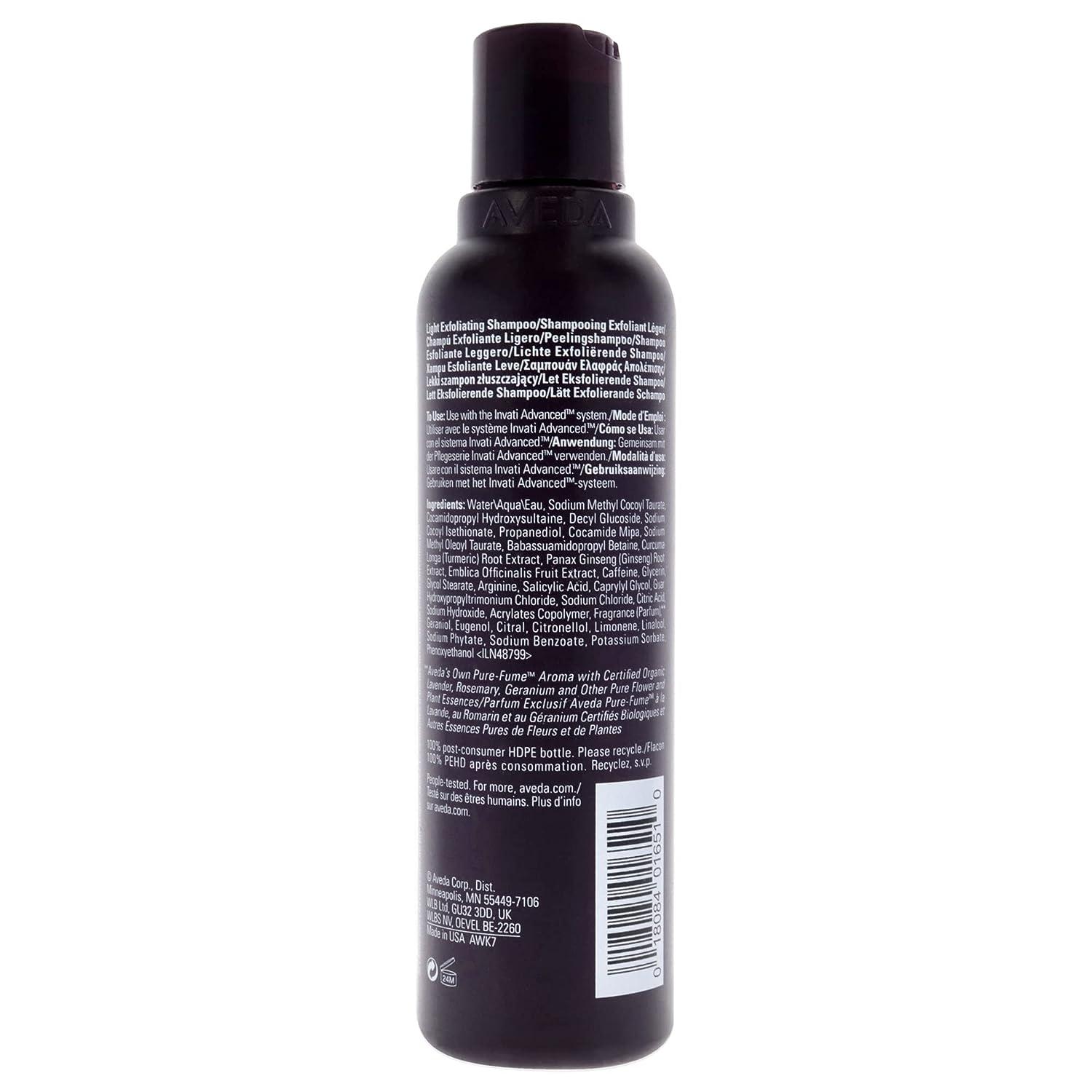 Aveda Invati Advanced Exfoliating Shampoo Light 6.7oz - Gentle ...