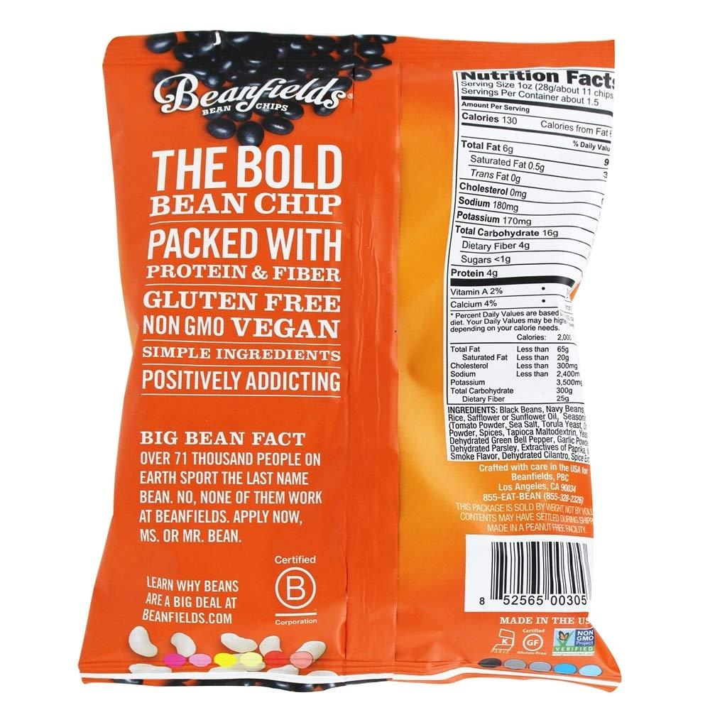 Beanfields Pico de Gallo Bean and Rice Chips 1.5 oz - Pack of 5 ...