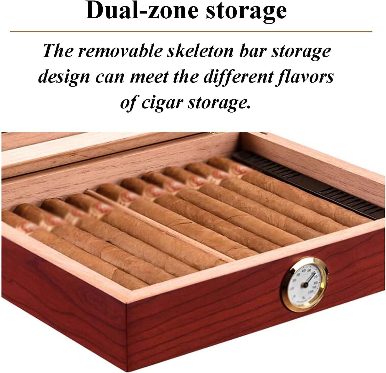 Cigar Boxs Humidors Cigars Case Glass Top Cigar Desktop Box Cigar ...