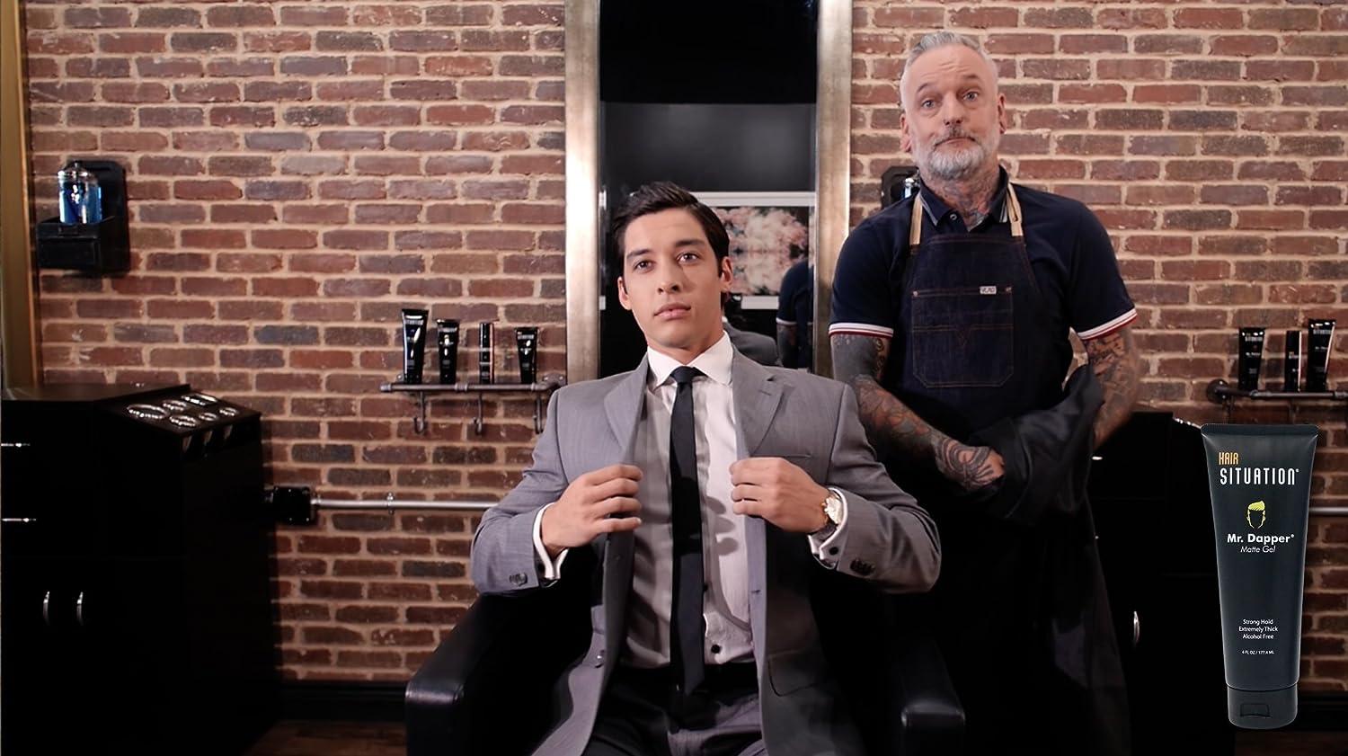 Mr. Dapper Matte Hair Gel | Strong Hold for Men | Alcohol-Free Styling ...