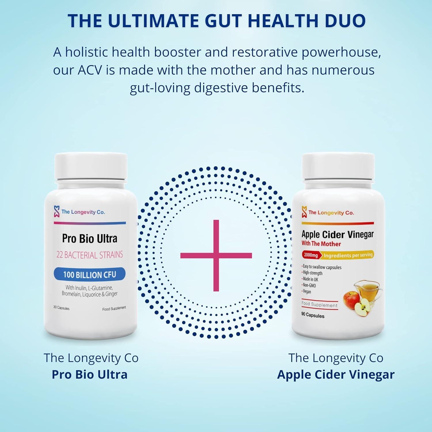 100 Billion CFU Probiotic Complex with 22 Bio Cultures, Digestive ...