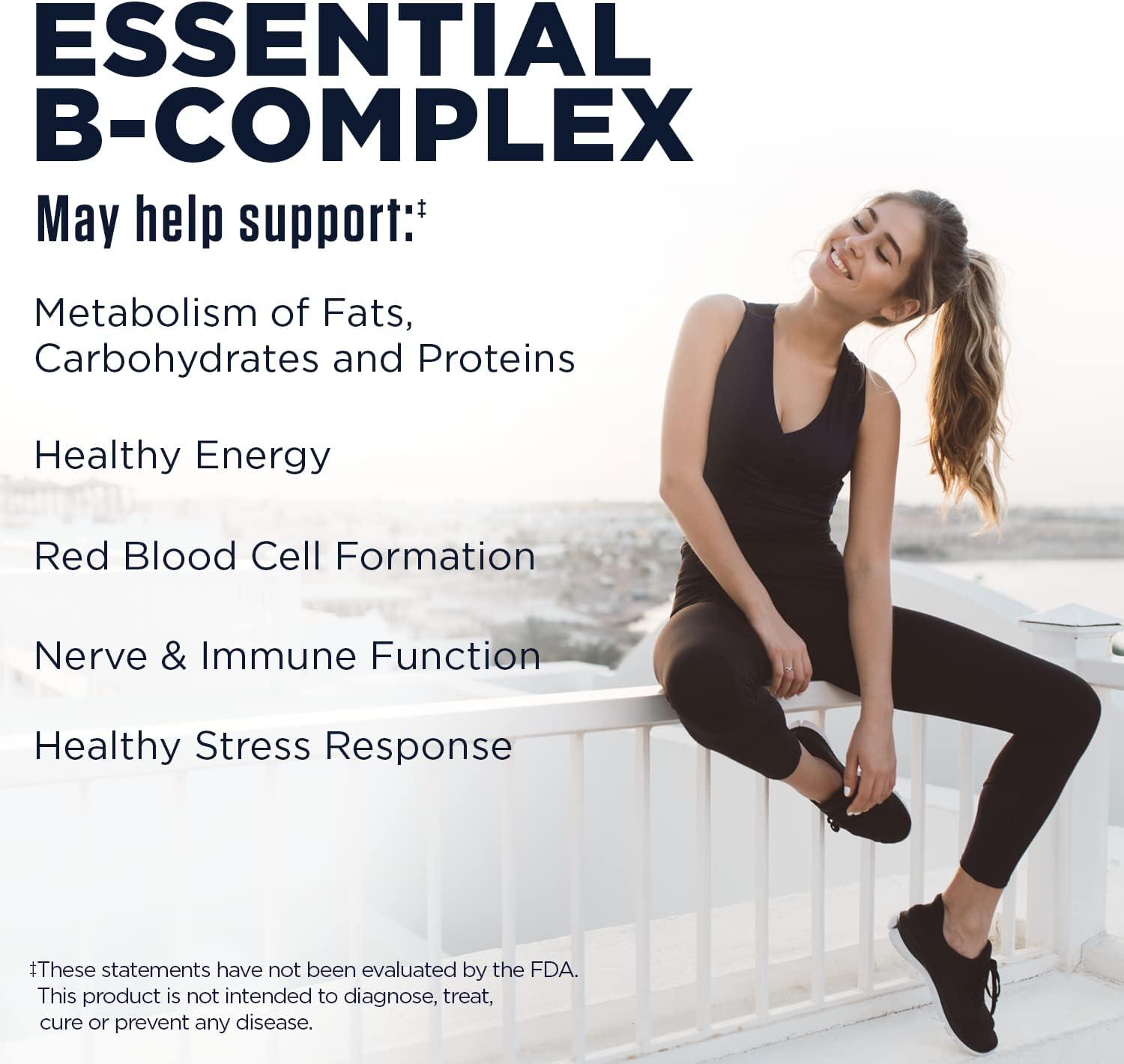 KAL Stress B Complex Vitamin Supplement for Energy and Immune Support ...