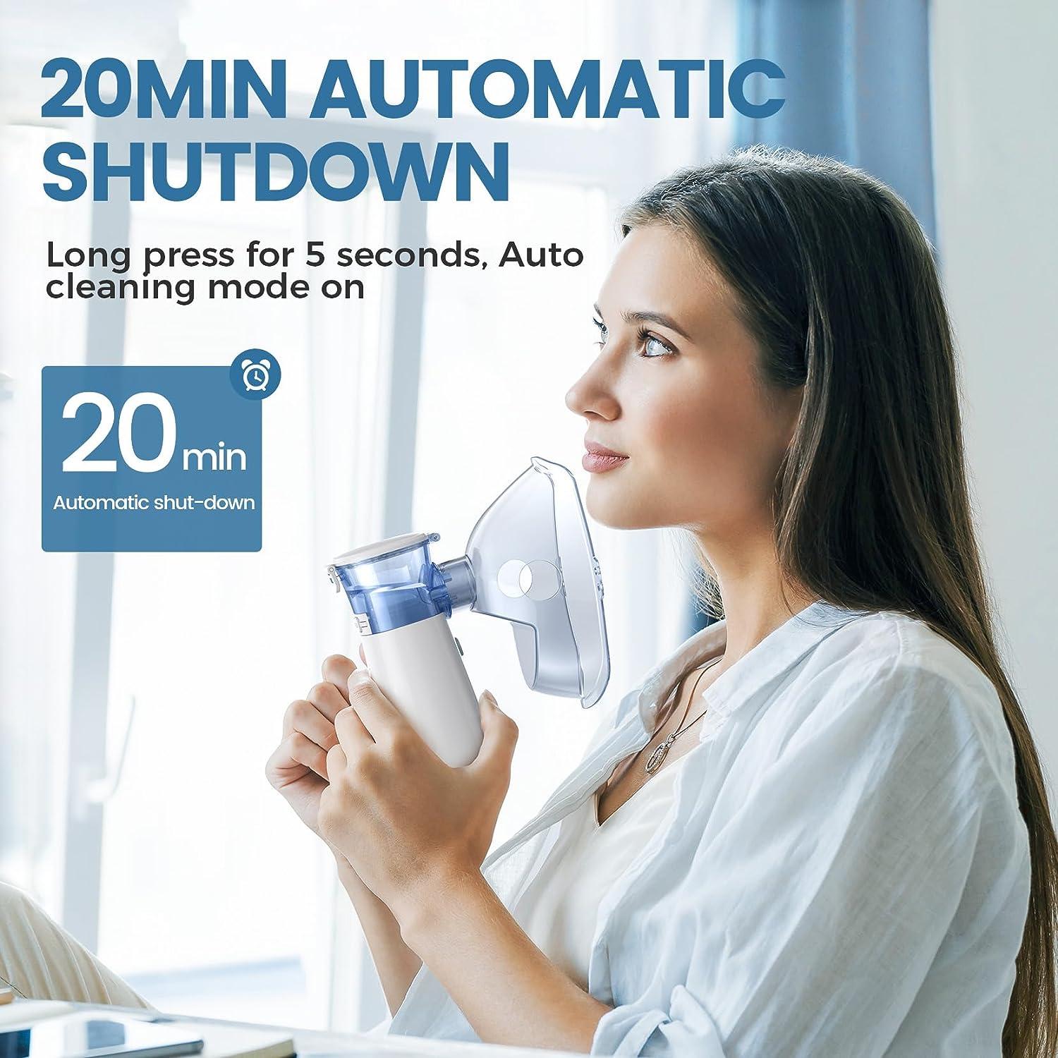 Portable Nebulizer Machine for Kids and Adults - Handheld Ultrasonic ...