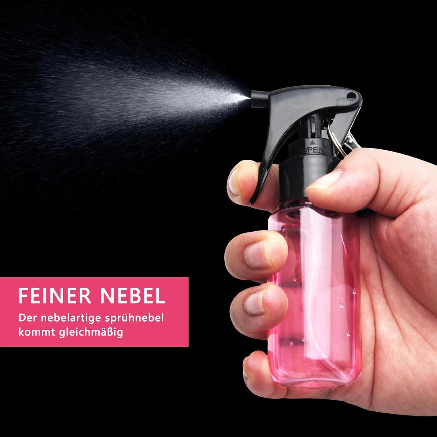 Small Spray Bottles Set - 5 Transparent 60ml Travel Size Mini Water ...