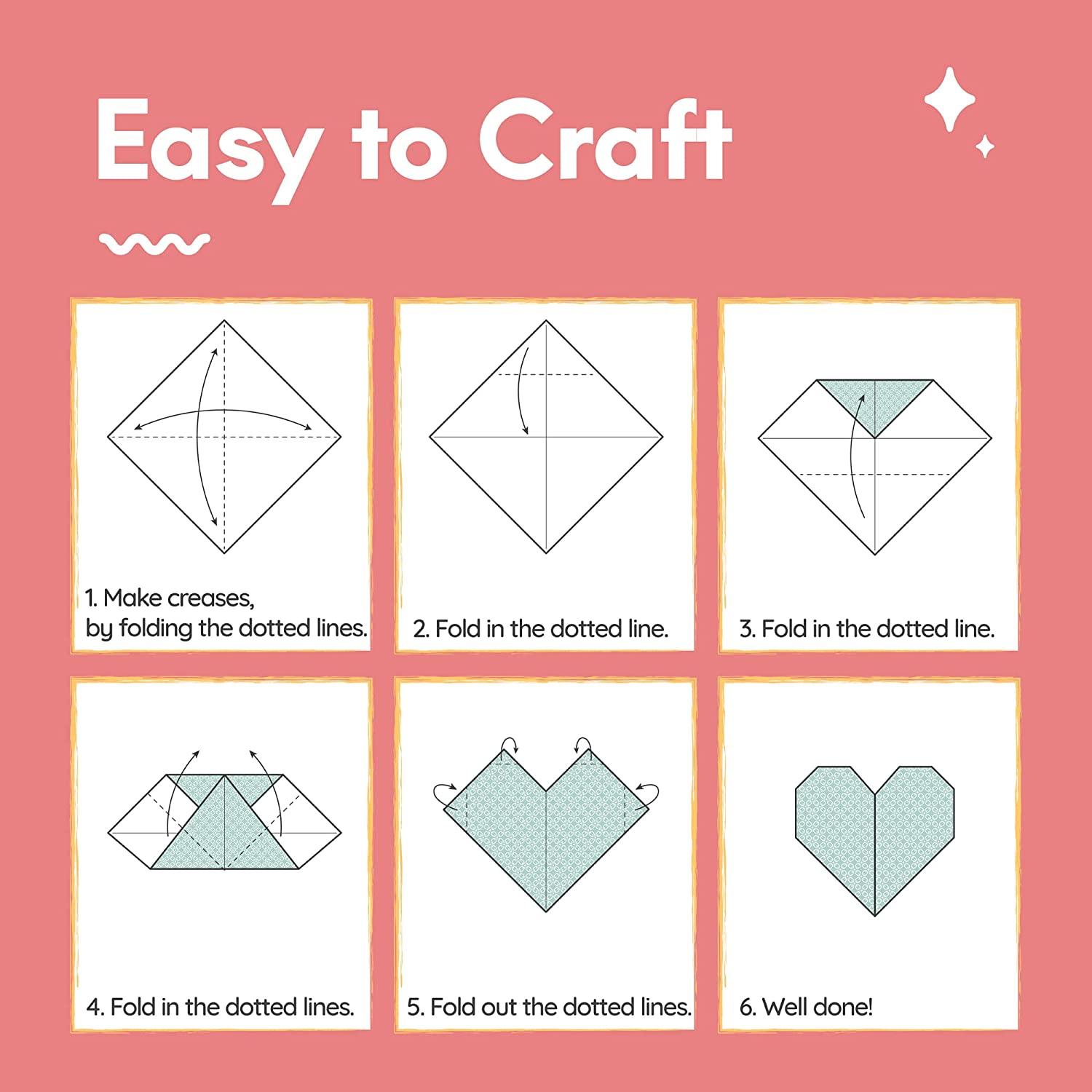 Origami Paper Set - 120 Sheets - Traditional Japanese Folding Papers ...