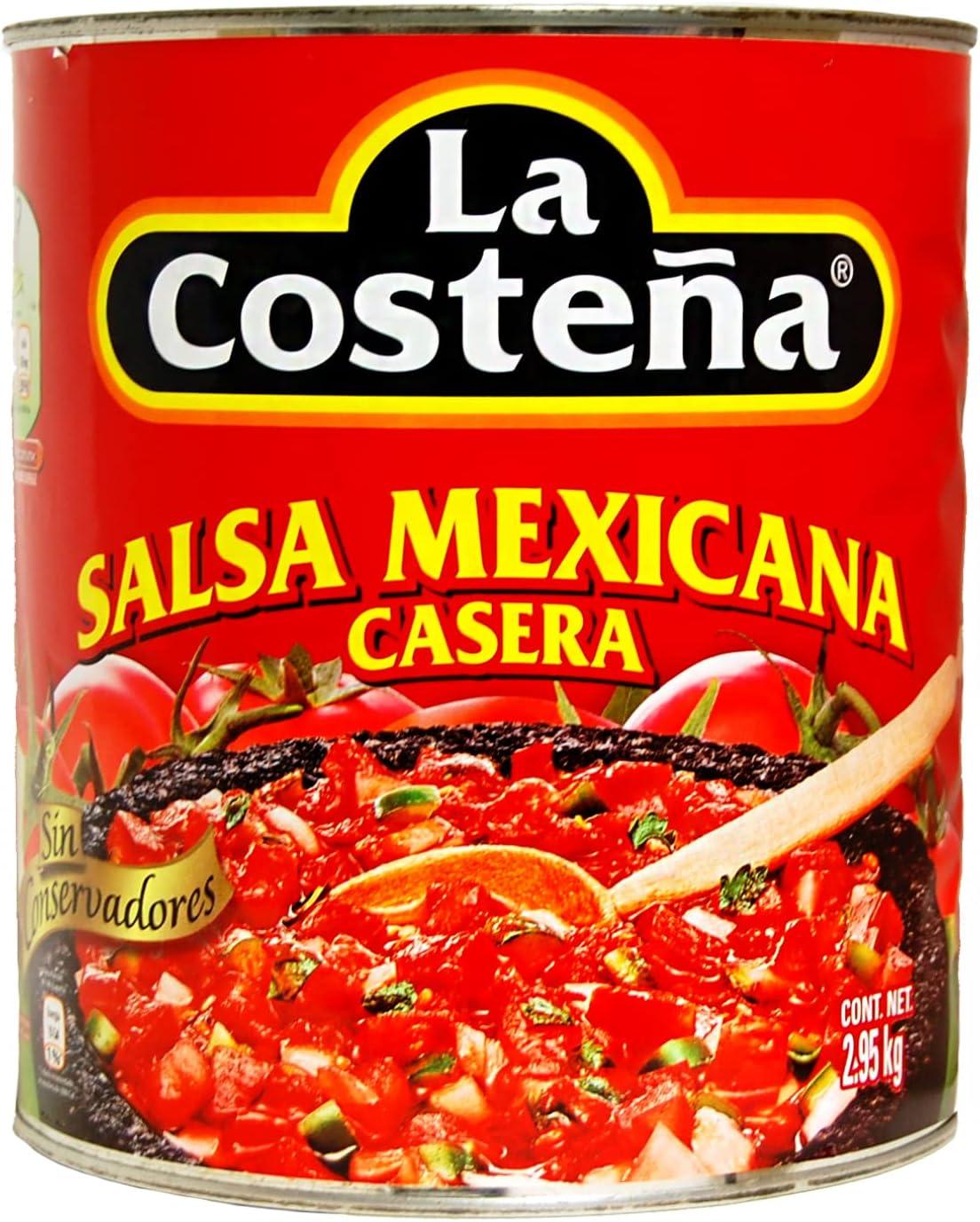 La Costena Salsa Mexicana Casera 2.8kg / Mexican Salsa Sauce in Large ...