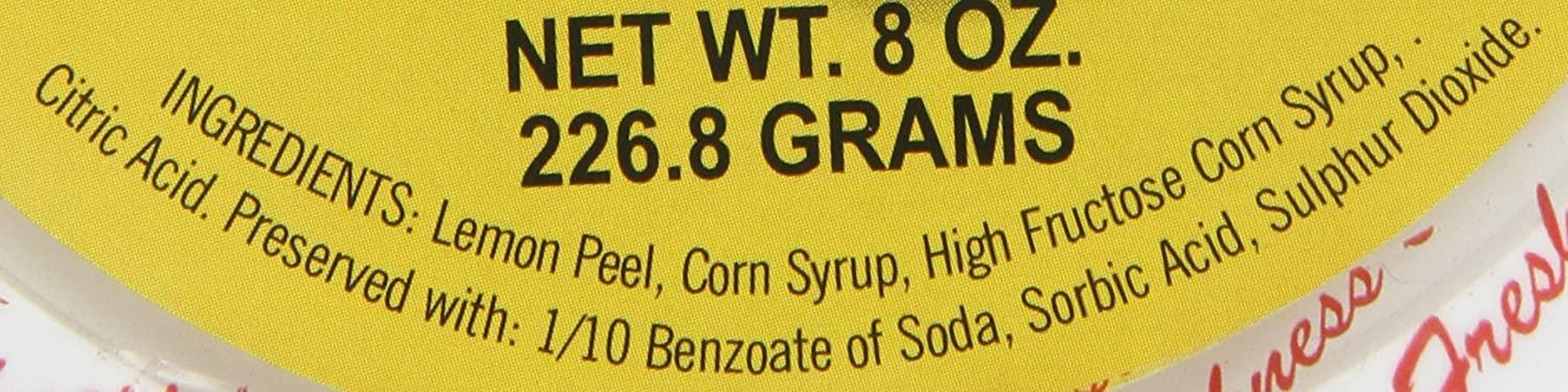 Paradise Diced Lemon Peel - 8 oz - Premium Quality for Baking & Cooking ...