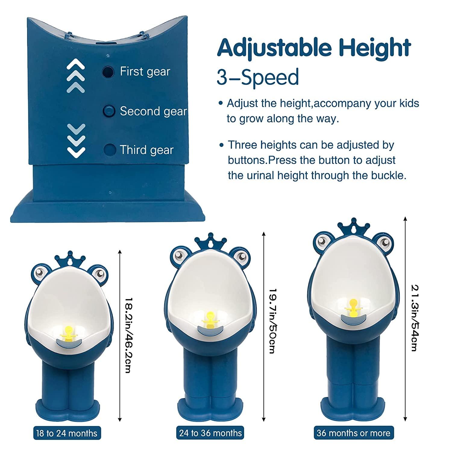 Frog Pee Training Toddler Urinal for Boys | Wall-Mounted Standing Potty ...