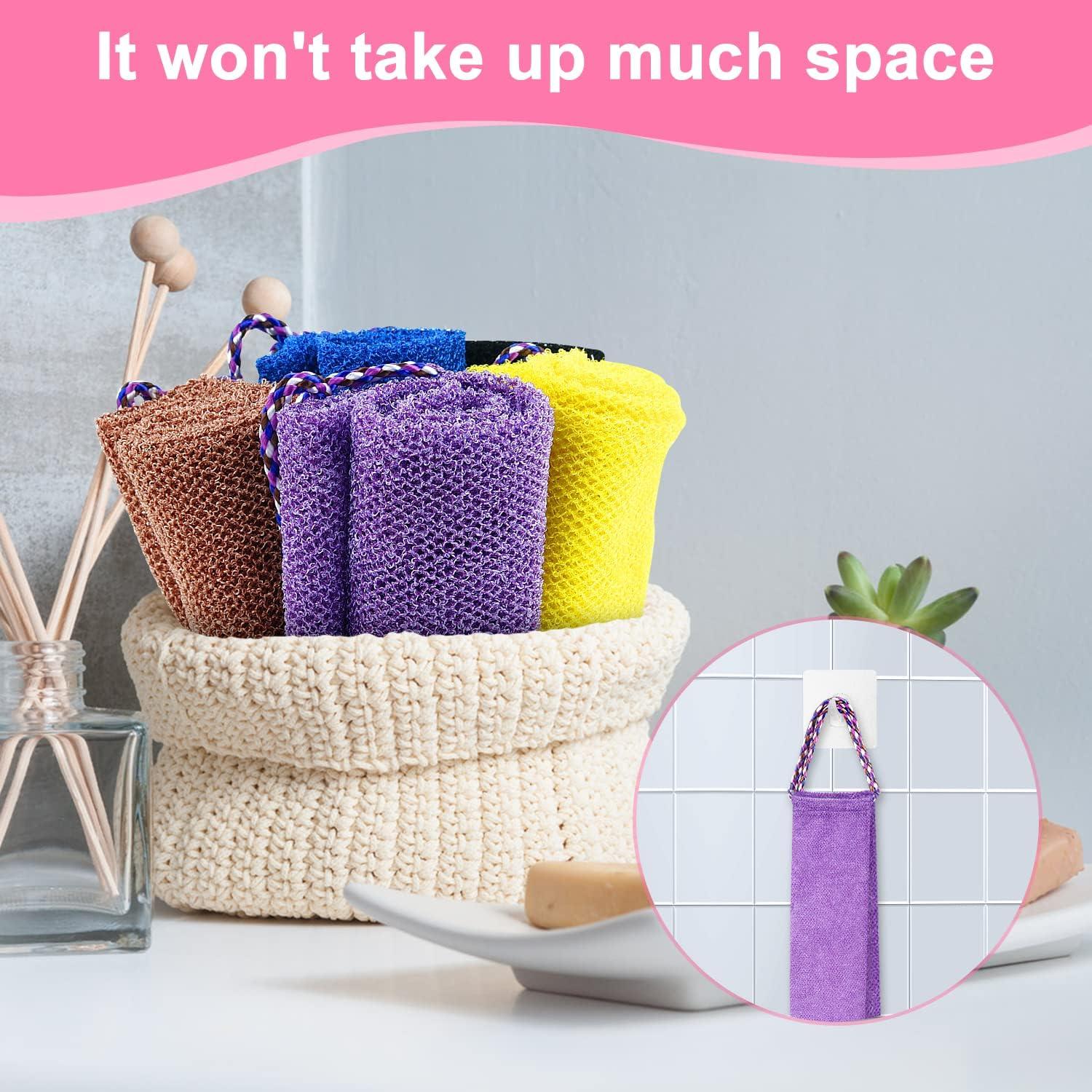 5 Pack African Net Sponge Bathing Sponges & Back Scrubbers ...