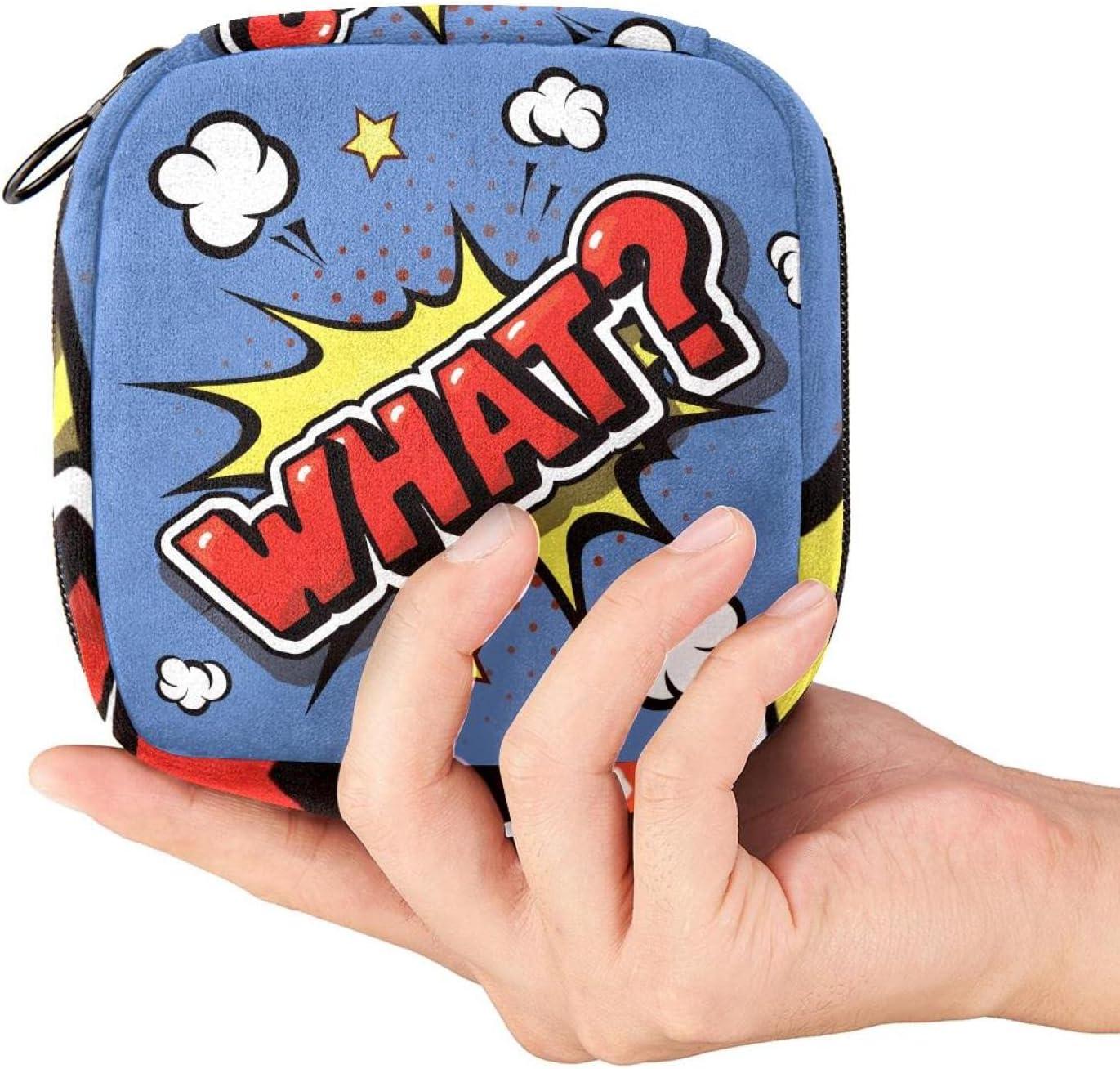 Comic Explosion Pop Art Sanitary Napkin Storage Bag - Portable ...