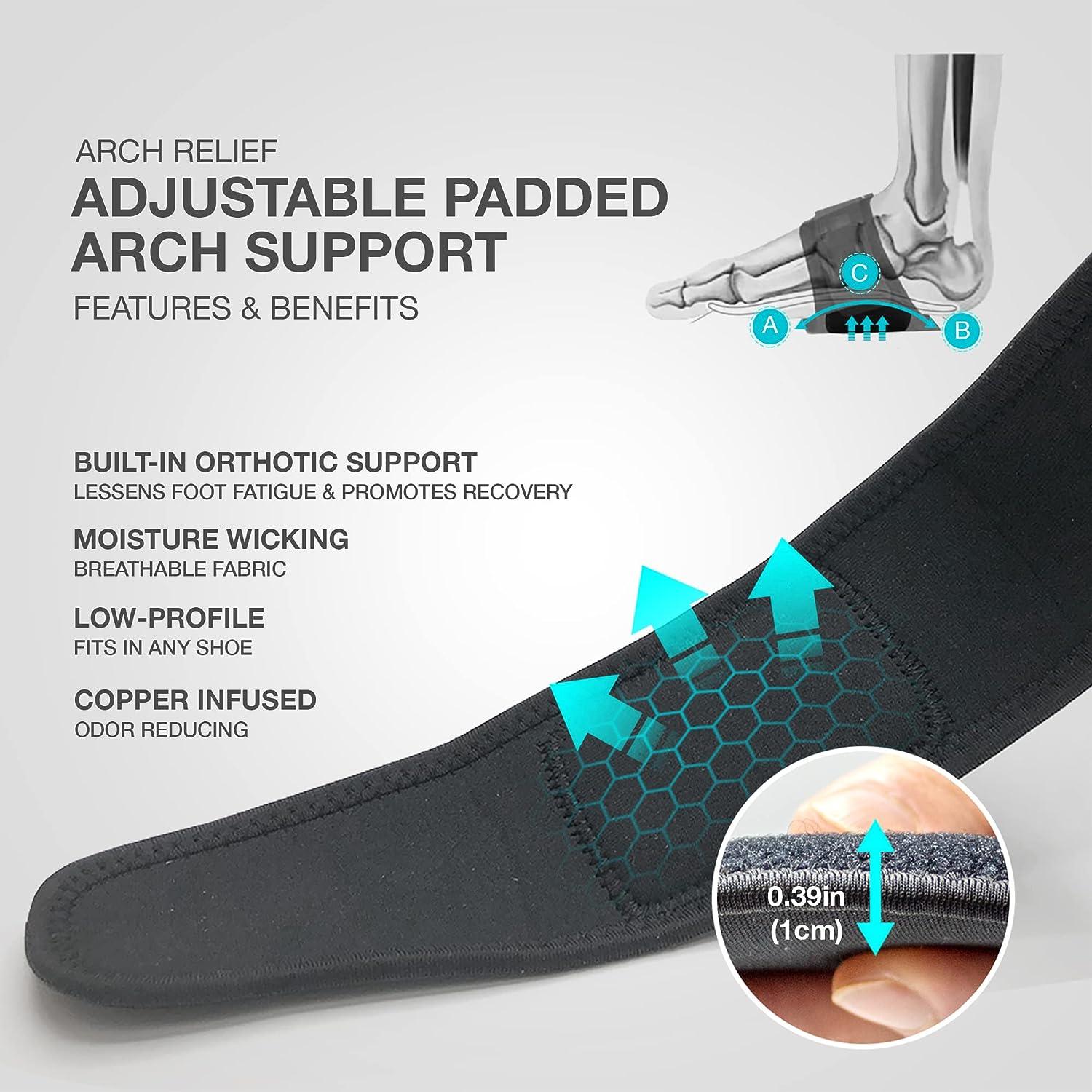 Laeto Leto Arch Support Orthotic Insoles - Plantar Fasciitis Relief ...