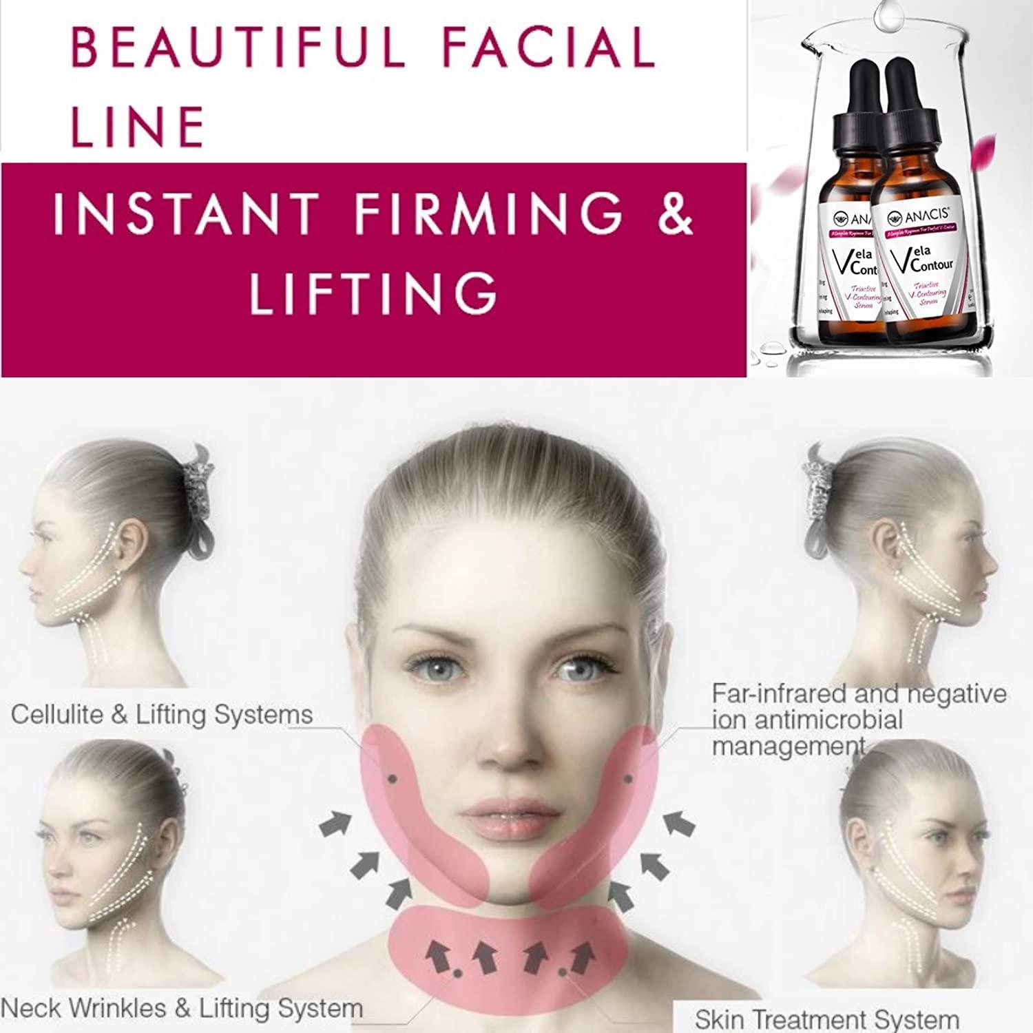 Neck Firming Serum for V Line Contouring | Reduce Double Chin with Vela ...