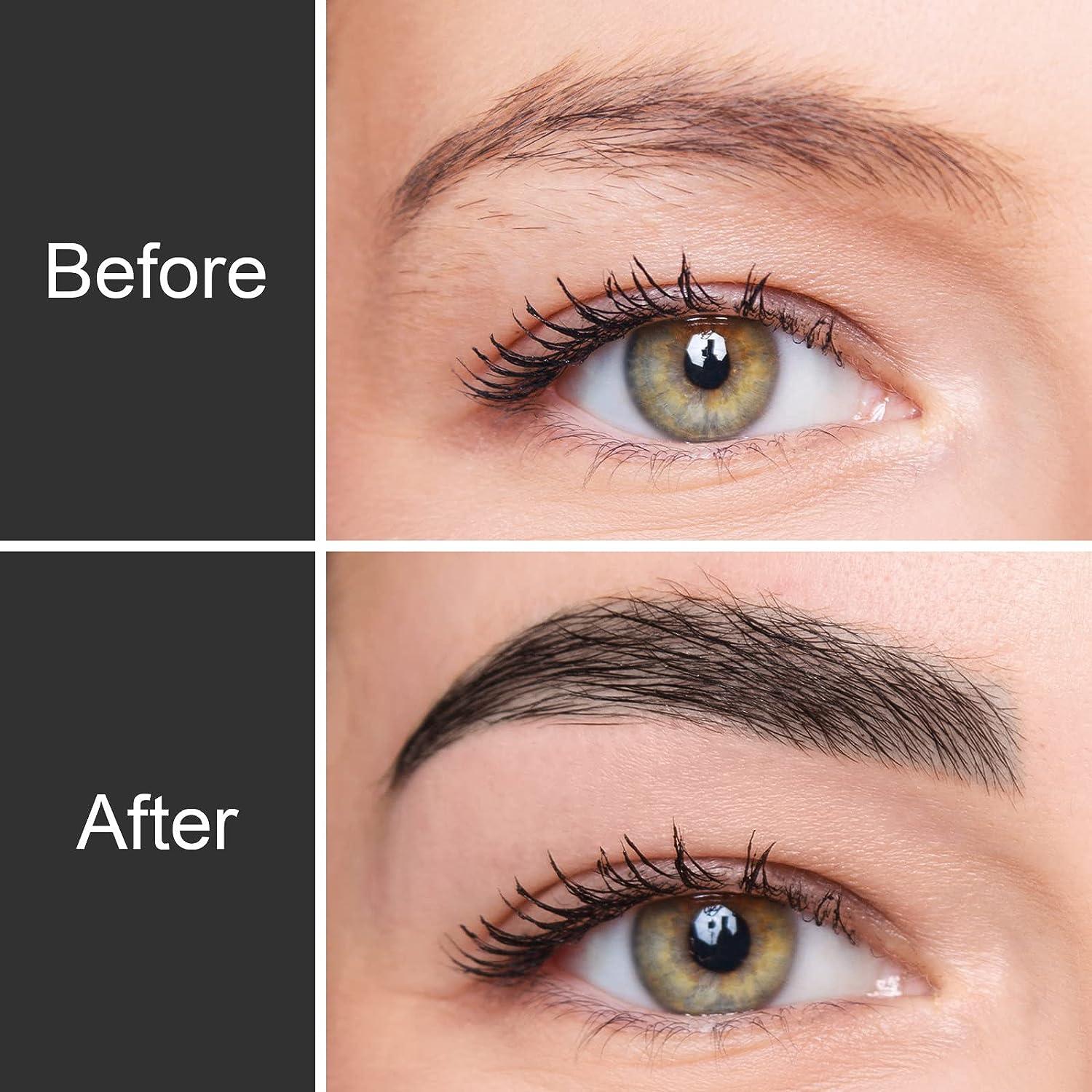 Eyebrow Tinting Kit - 2-in-1 Semi-Permanent Lash and Brow Coloring Kit ...