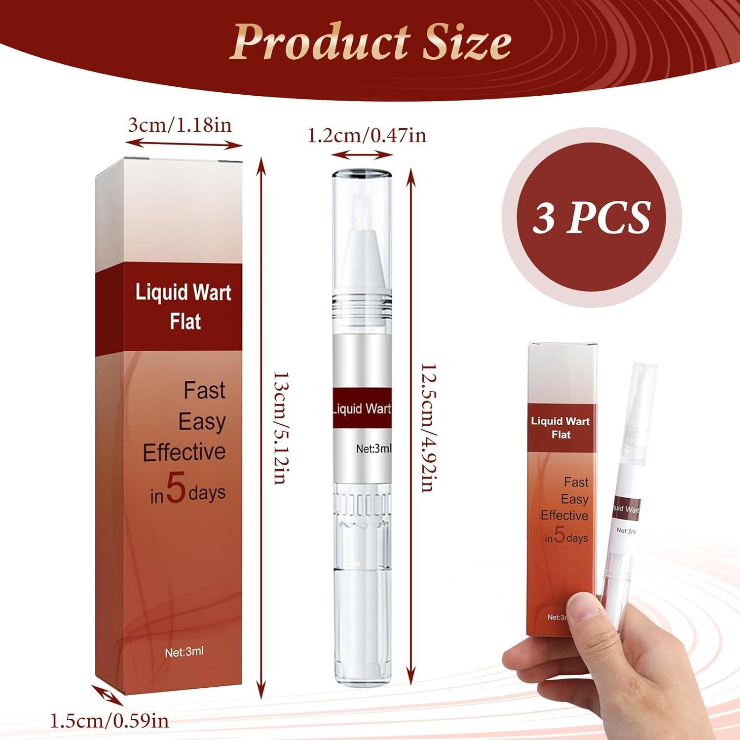 Wipe Off Moles and Skin Tags Remover - Natural Non-Irritating Liquid ...