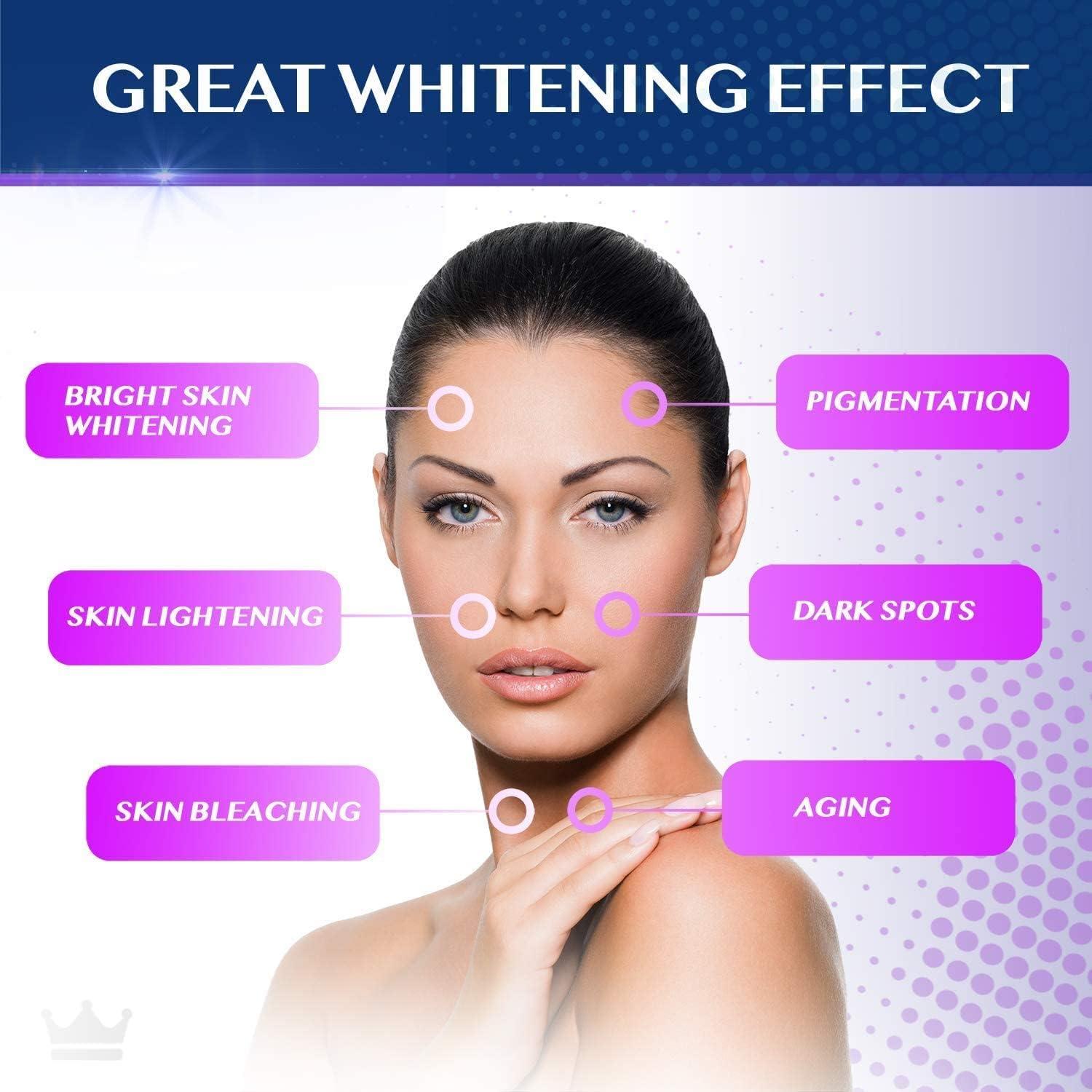 Glutathione Whitening Pills - 2000mg 180 Capsules - Skin Lightening ...