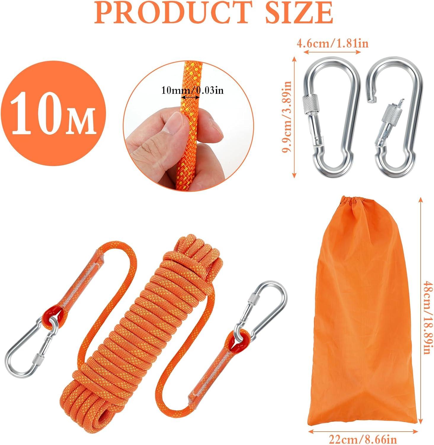 Buy 10mm Nylon Climbing Rope - Outdoor Security & Rescue Rope for ...