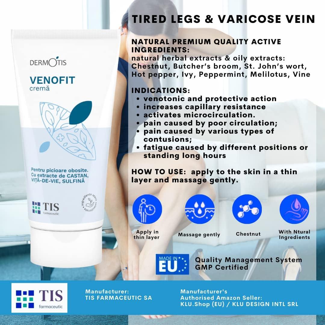 VenoFIT Cream for Varicose Veins & Leg Circulation - Reduces Swelling ...