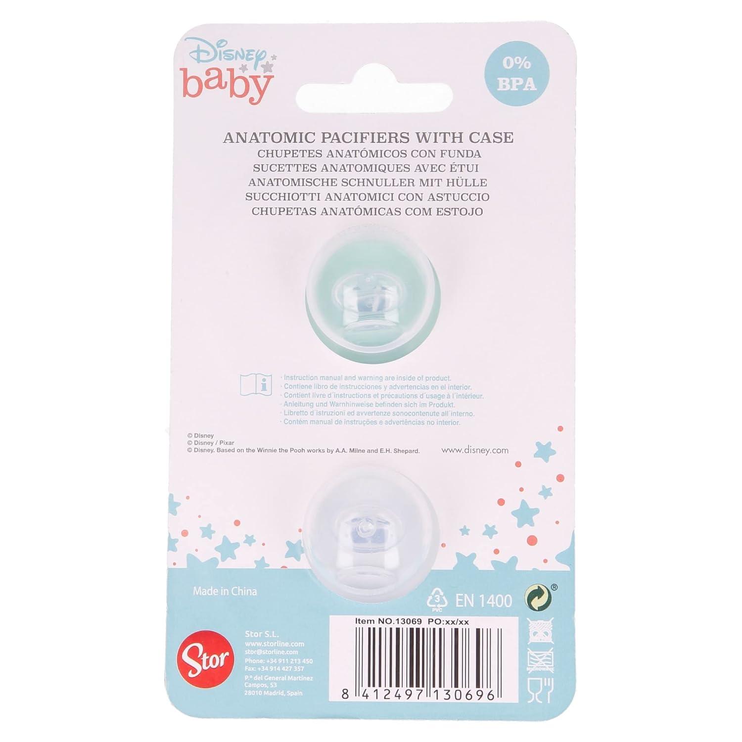 Shop Set of 2 Anatomical Silicone Teat Pacifiers for 0-6 Months | Cool ...