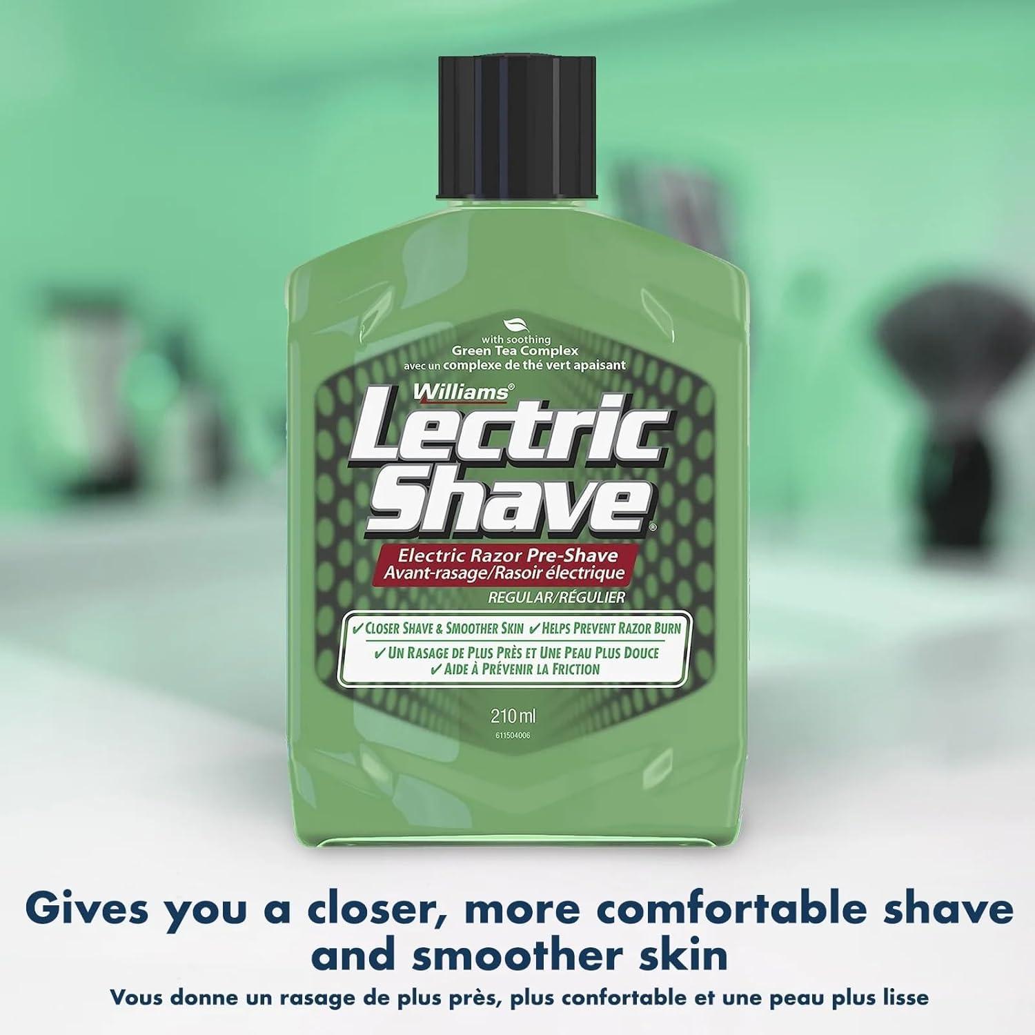 Buy Williams Lectric Shave Electric Razor Pre-Shave 7 fl oz (Pack of 2 ...