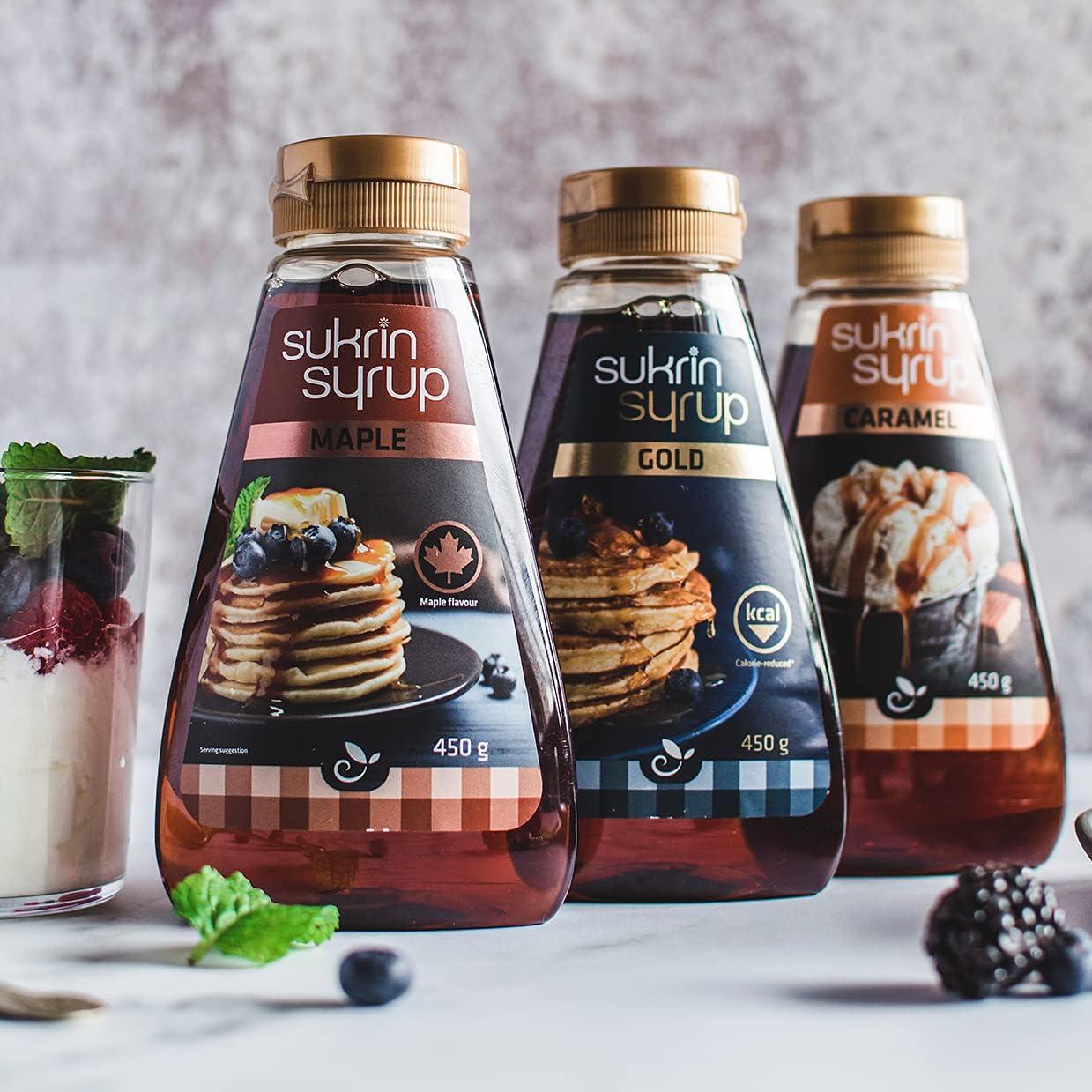 Sukrin Caramel Syrup 450g - Sugar Free, Gluten Free, Keto & Low Carb ...