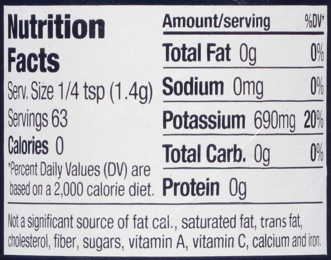 Morton Salt Substitute 3.125 oz - Pack of 12 | Low Sodium Salt ...