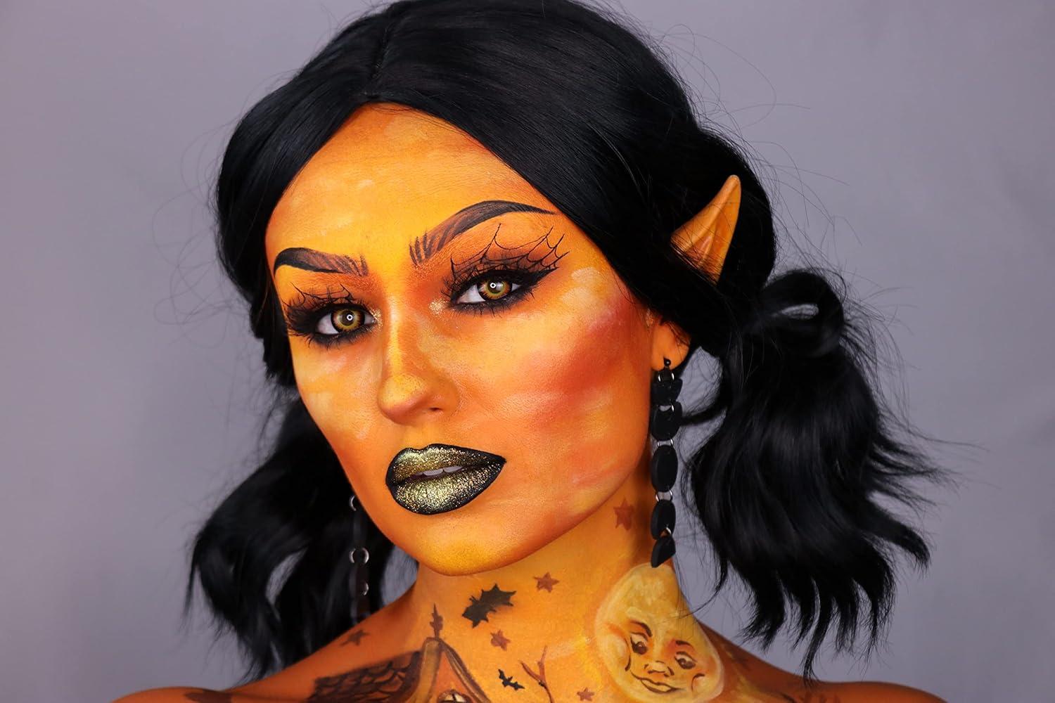 Chromaview Werewolf Fire Colored Contact Lenses - Orange Daily Lenses ...