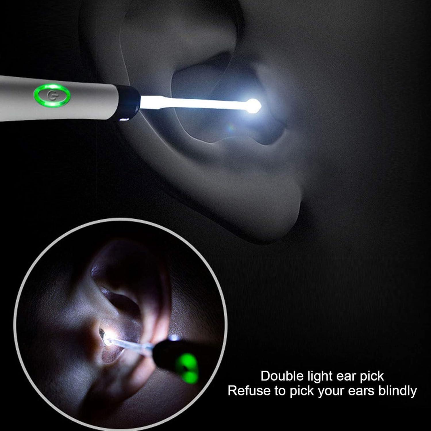 Portable Vibrating Ear Picker Electric Ear Spoon Ear Wax Pickup Set for ...