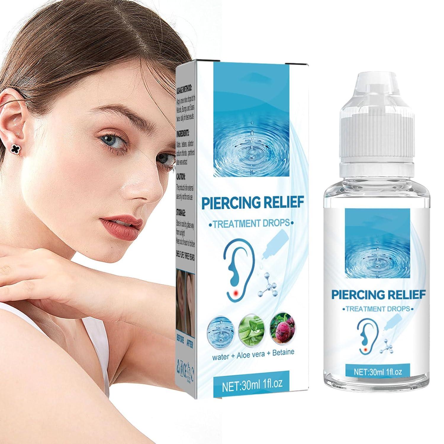 Natural Ear Piercing Cleaning Solution | Quick Healing & Aftercare ...