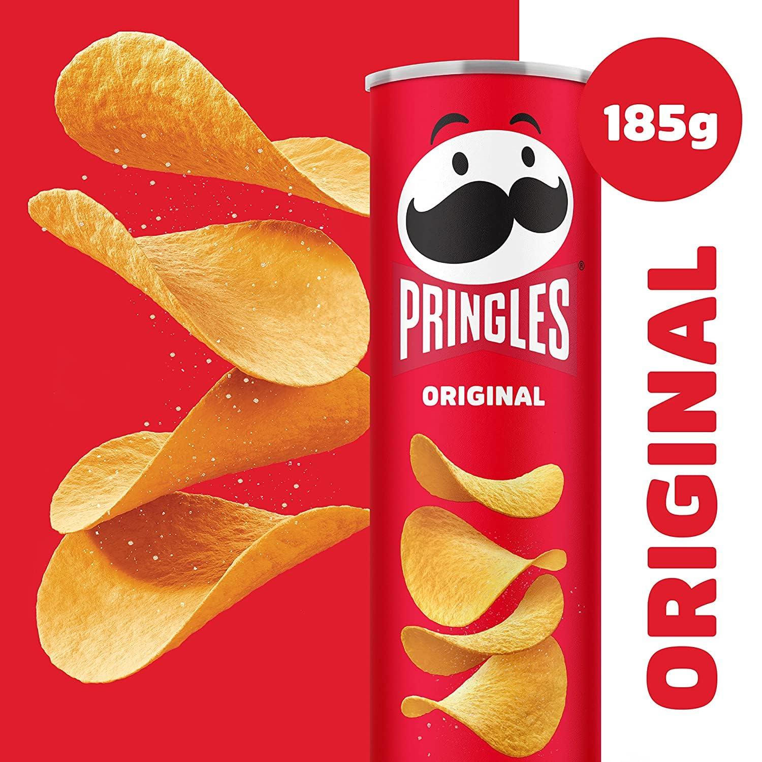 Buy Pringles Classic Chips Mix (8 x 185g) - Original Sour Cream & Onion ...
