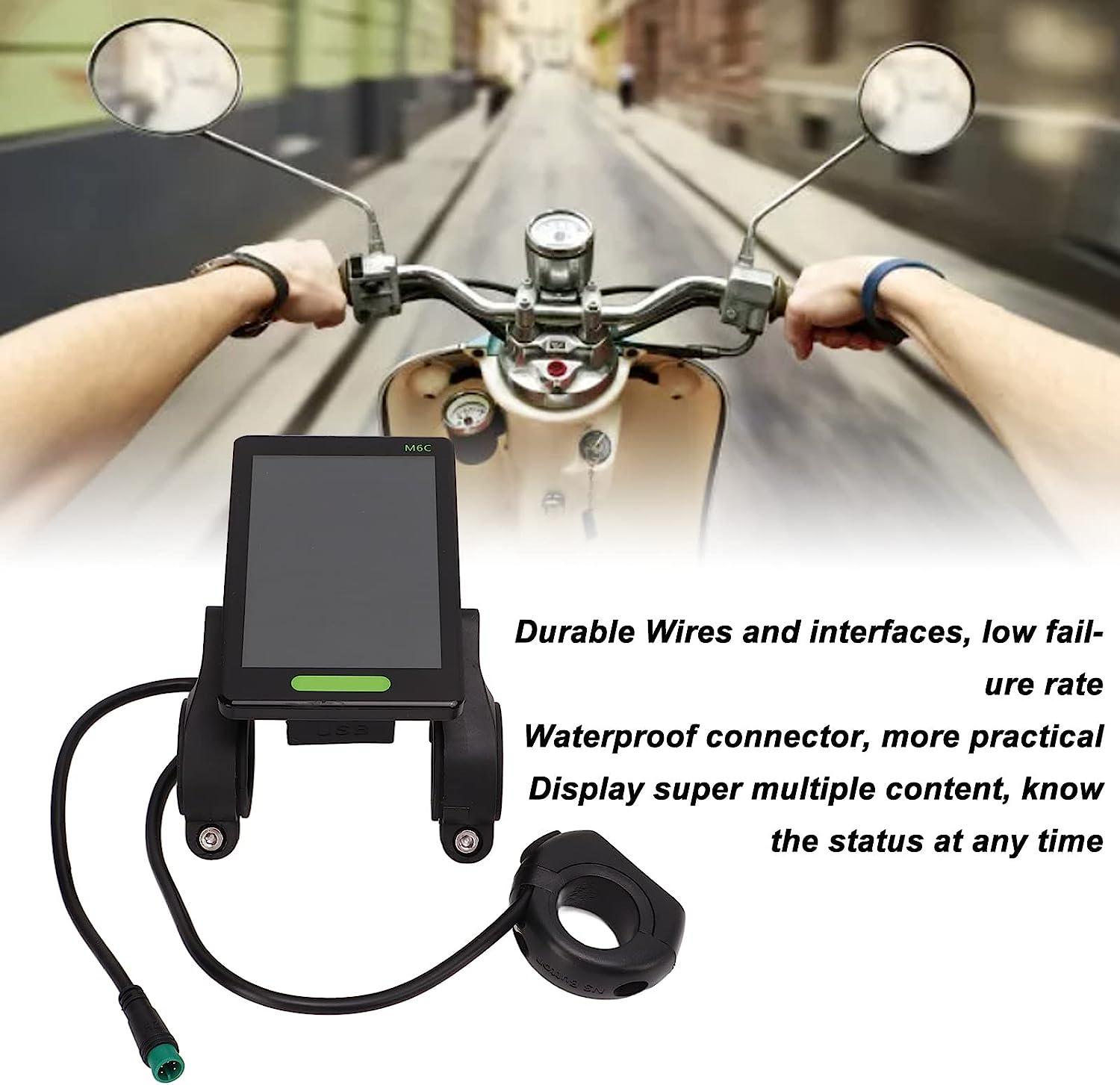 Waterproof LCD Display Panel for Electric Bike | Large Screen Bike ...