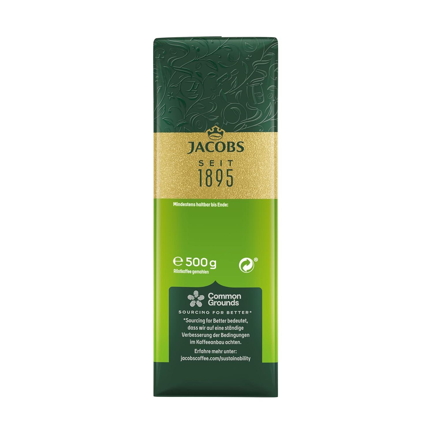 Buy Jacobs Filter Coffee Auslese Classic 500g - Premium Ground Coffee ...