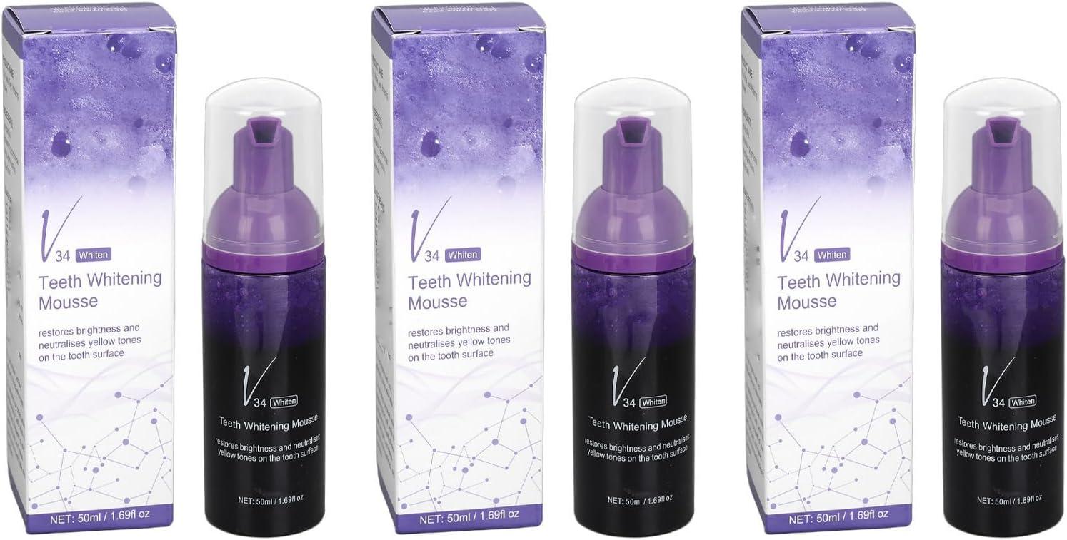 3-Part Whitening Toothpaste Set - Daily Cleaning Spot Removal Fresh ...