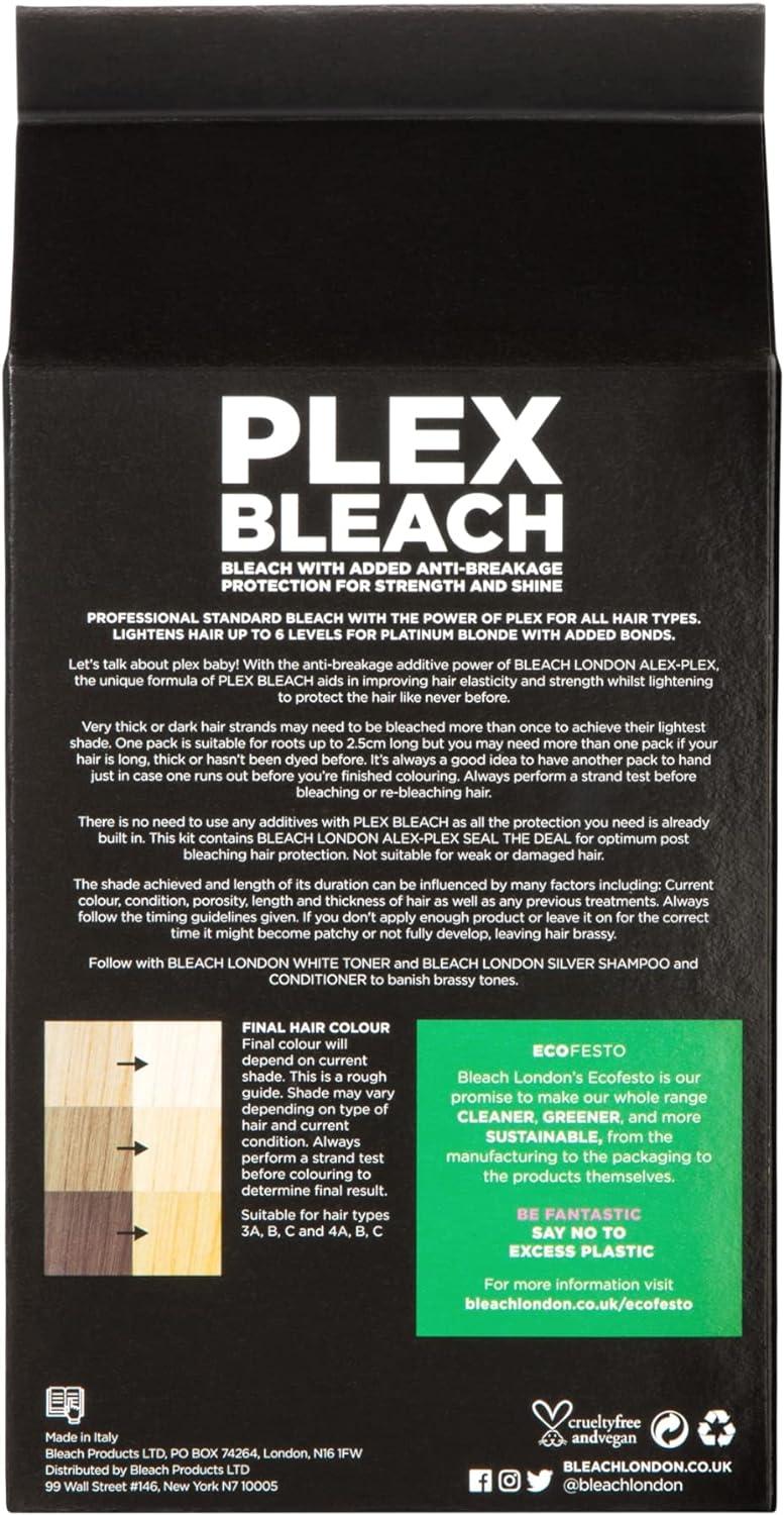 BLEACH LONDON Plex Bleach Kit - Vegan Professional Standard Bleach for ...