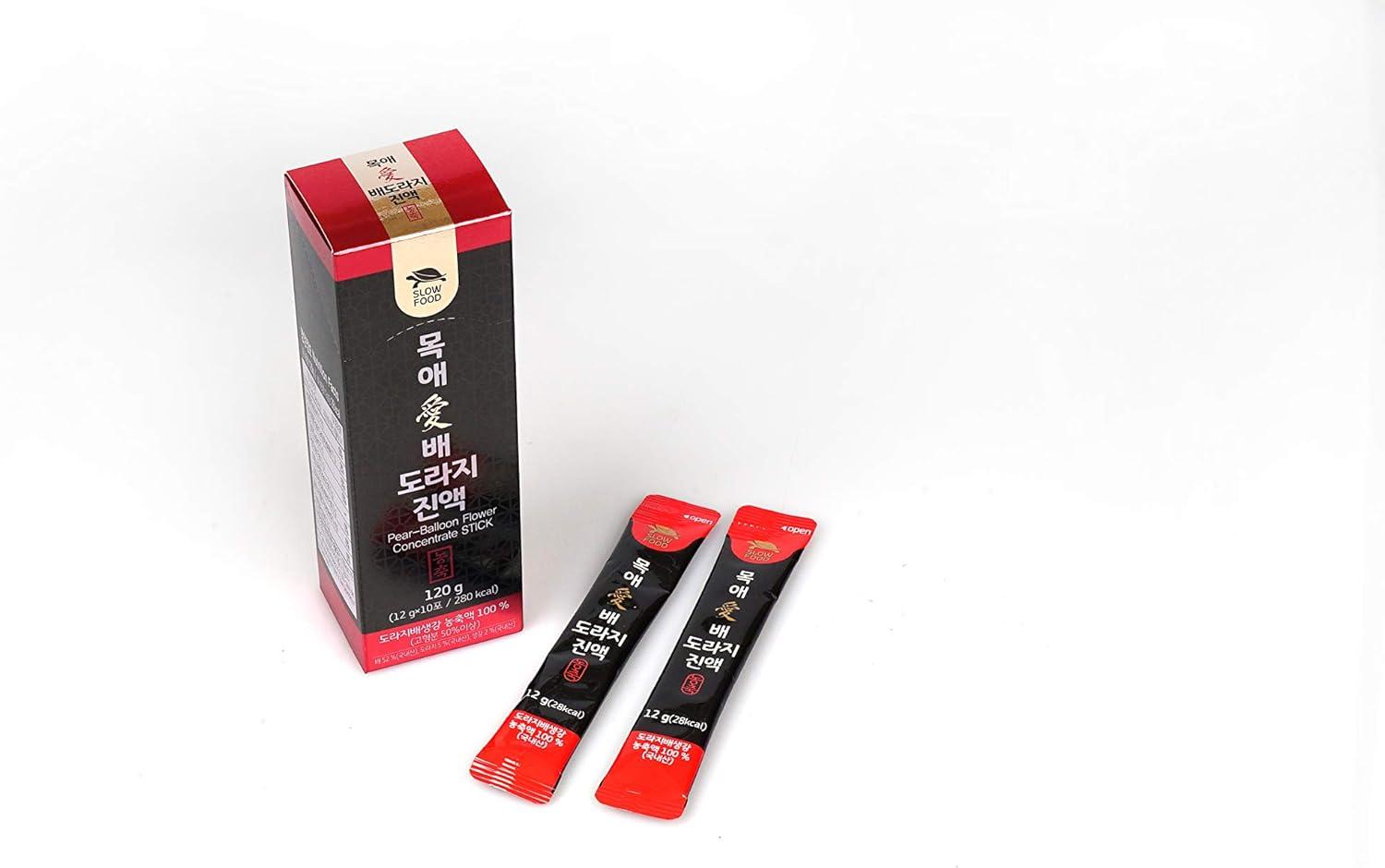 Premium Sugar-Free Korean Pear Ginger & Balloon Flower Extract Liquid ...