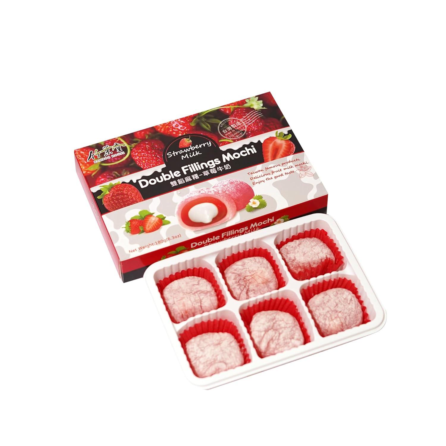 BAMBOO HOUSE Mochi - Strawberry & Milk Flavor - 180g | Buy ...