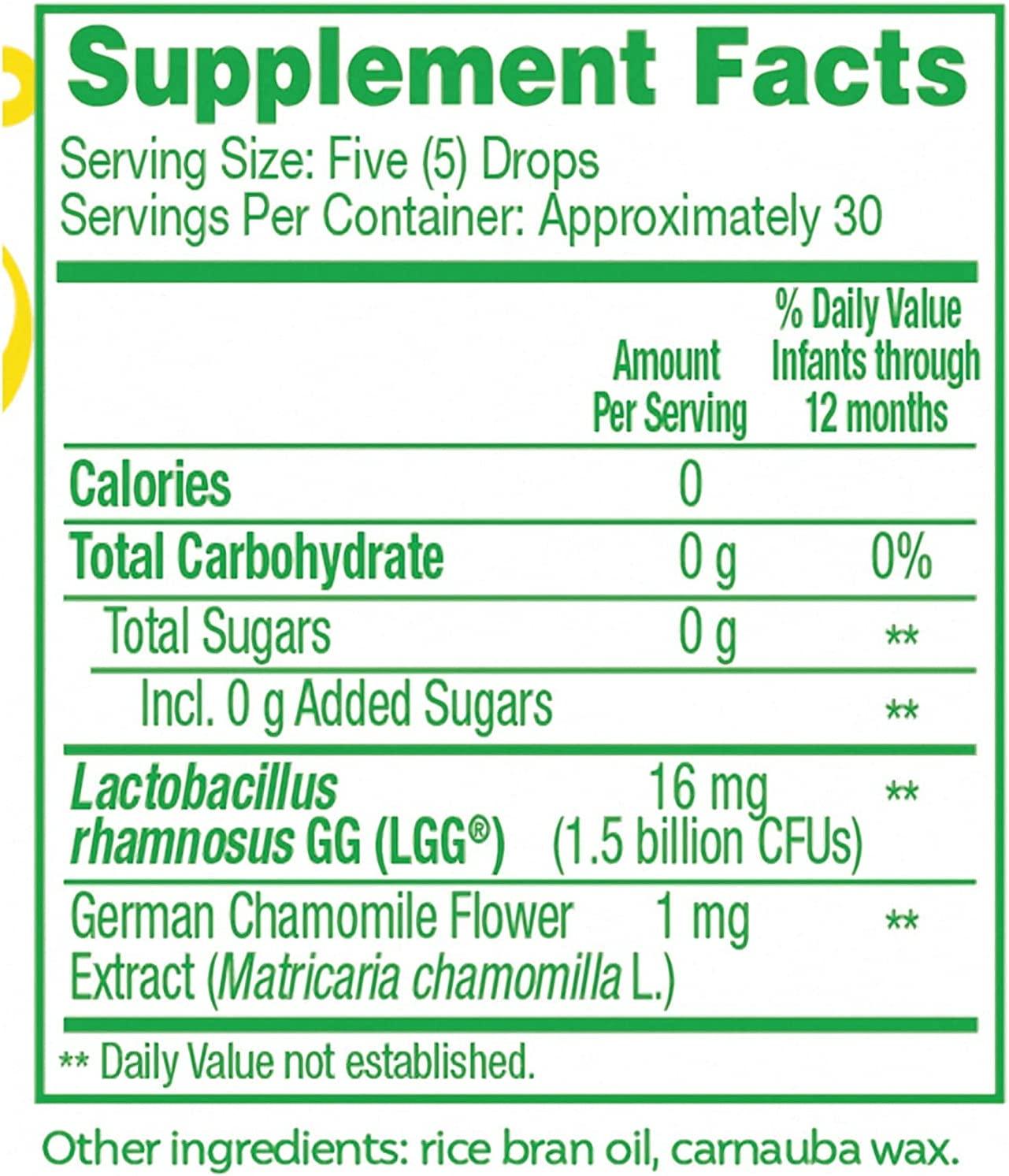 Culturelle Baby Calm & Comfort Probiotics + Chamomile Drops - Digestive ...